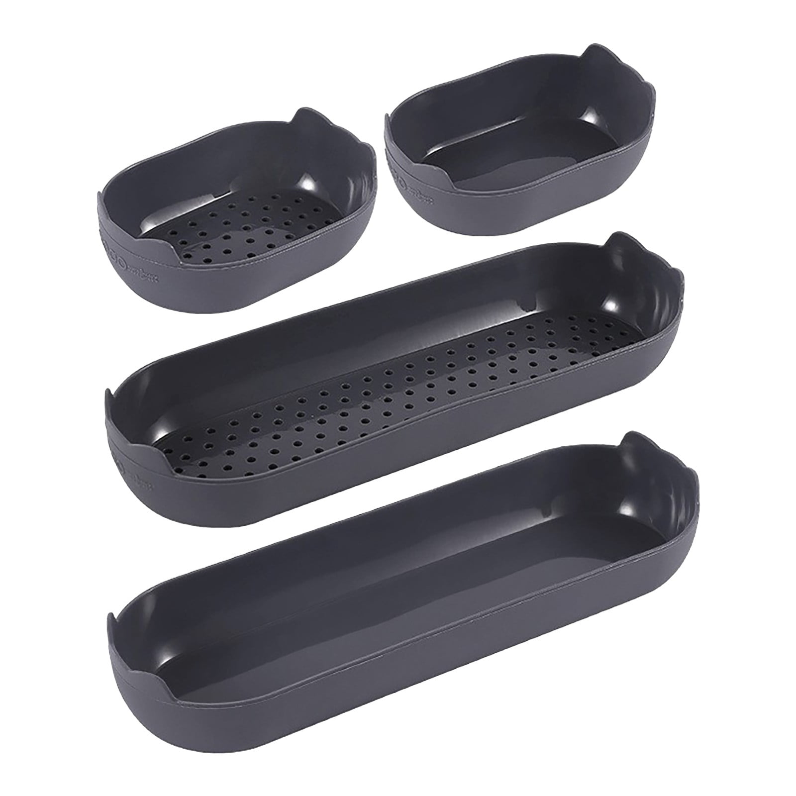 Uanit Hot Dog Buns Pan, 4-Piece Loaf Pan Bread Pan, Baking Hoagie Rolls ...