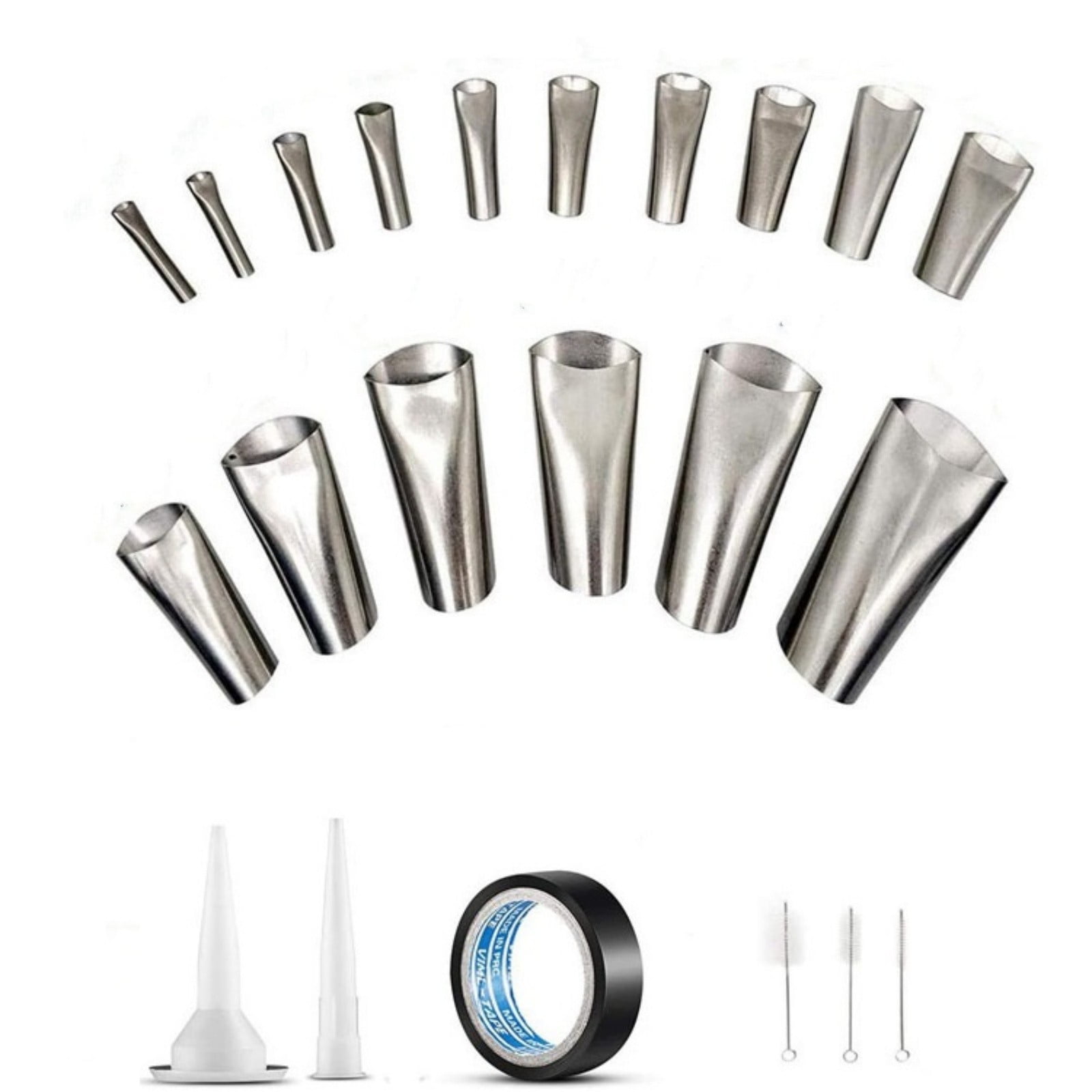 Uanit Integrated Rubber Nozzle Tool Kit Cartridge Tips Nozzles 16 ...