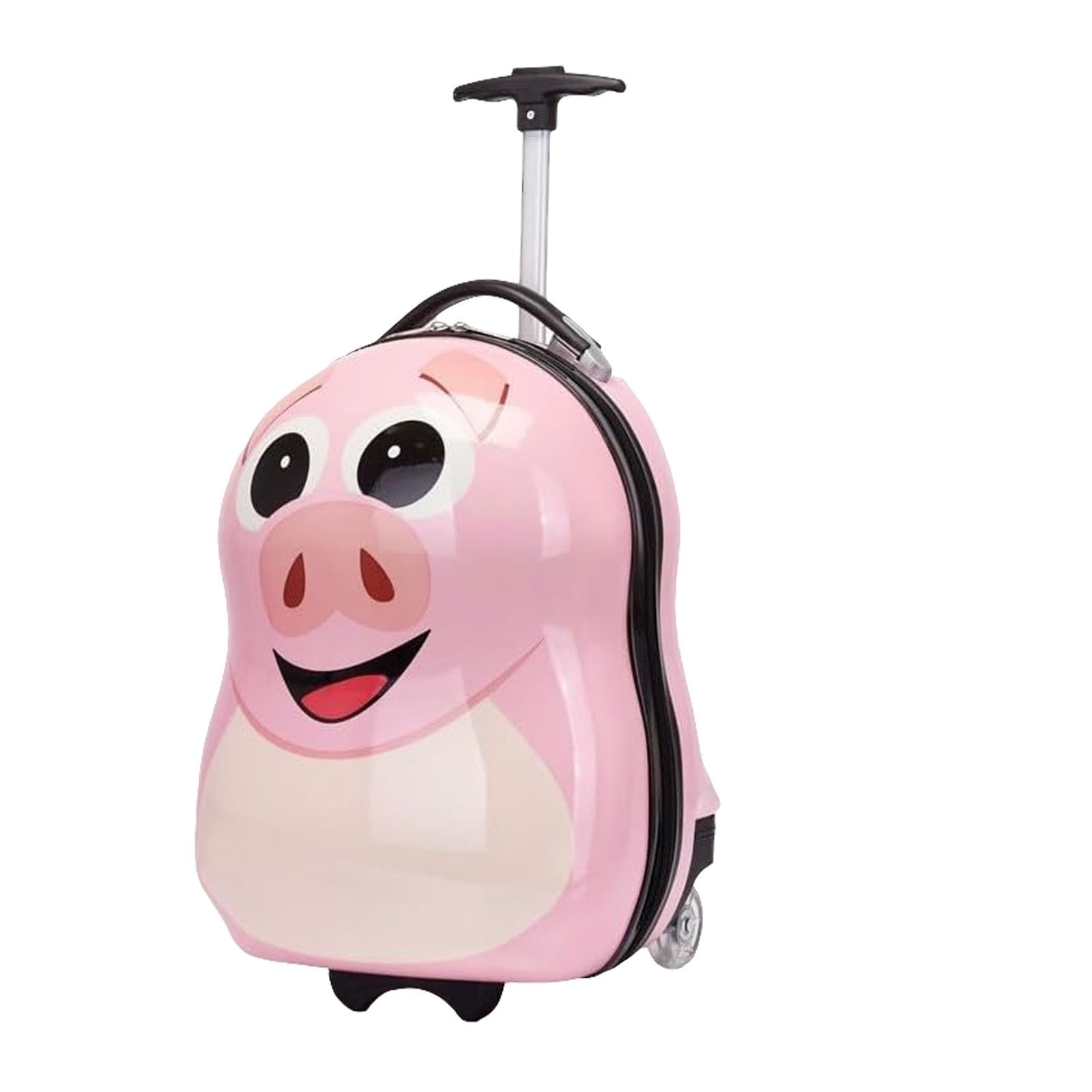 Uanit Kids Suitcase Foldable Trolley Hand Luggage Bag Carry On Minnie ...