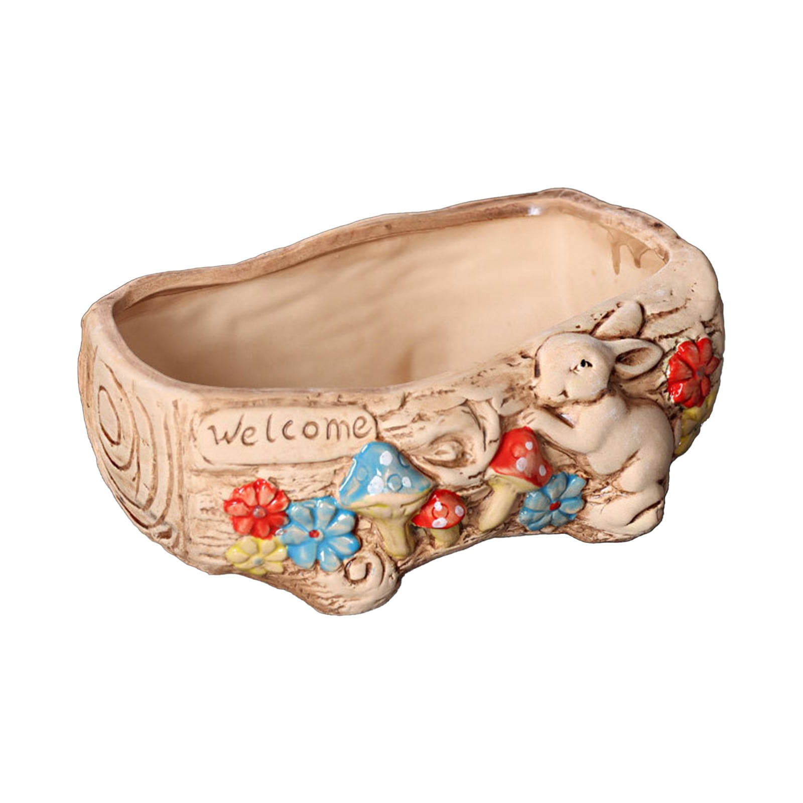 Uanit Large Succulent Flowerpot Ceramic Simple Diameter Rough Plant ...