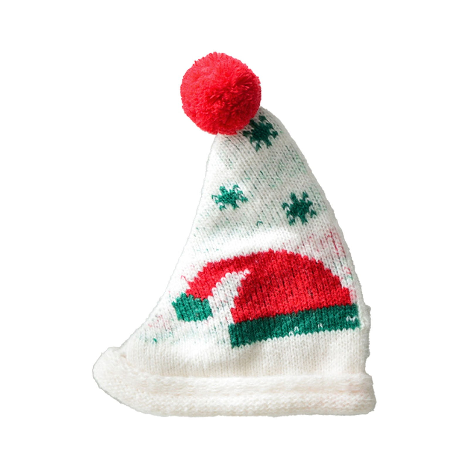Uanit Mini Red Santa Hats, Christmas Mini Knit Doll Hats Christmas Cap ...