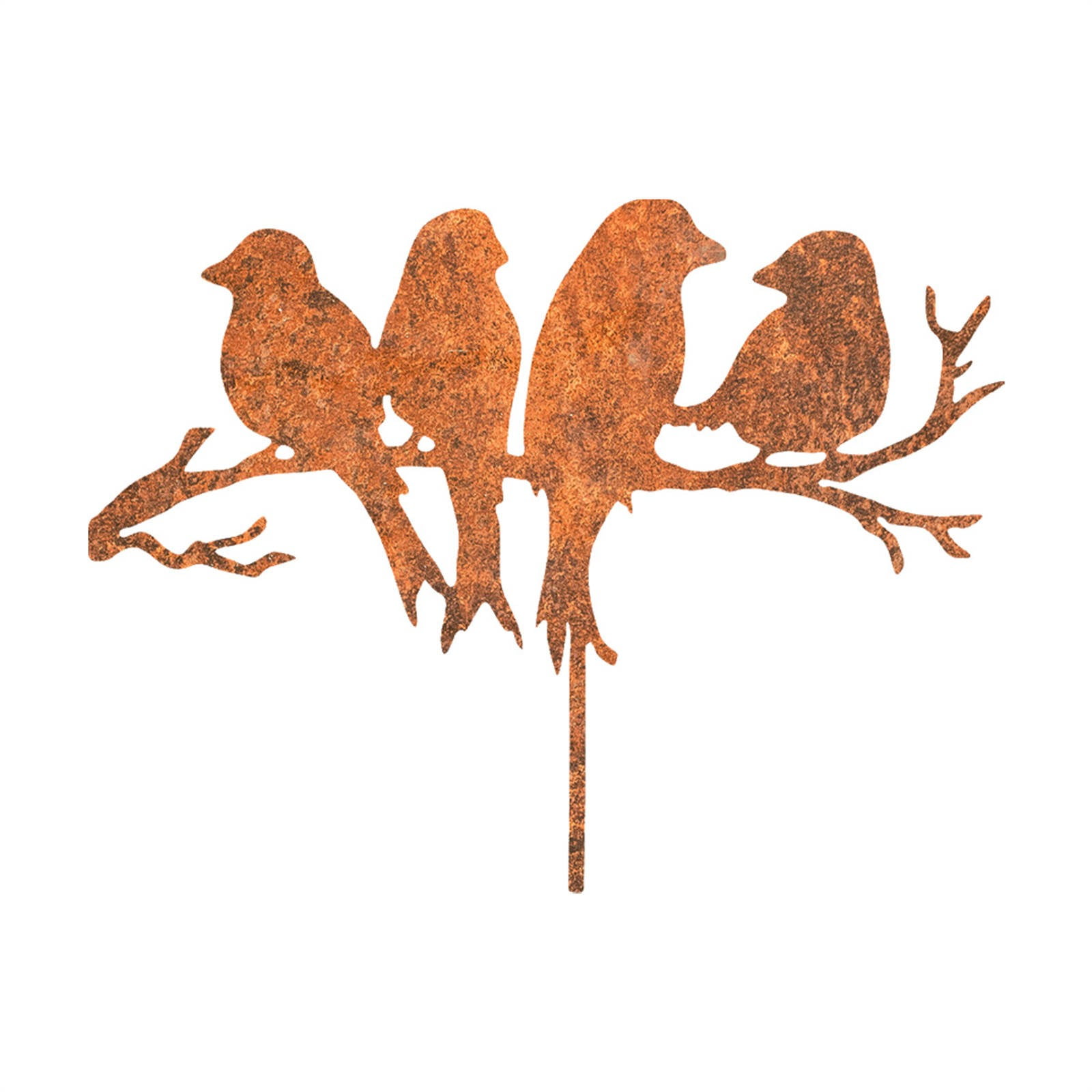 Uanit Outdoor Rusty Metal Floor Insert Artistic Metal Silhouette Retro ...