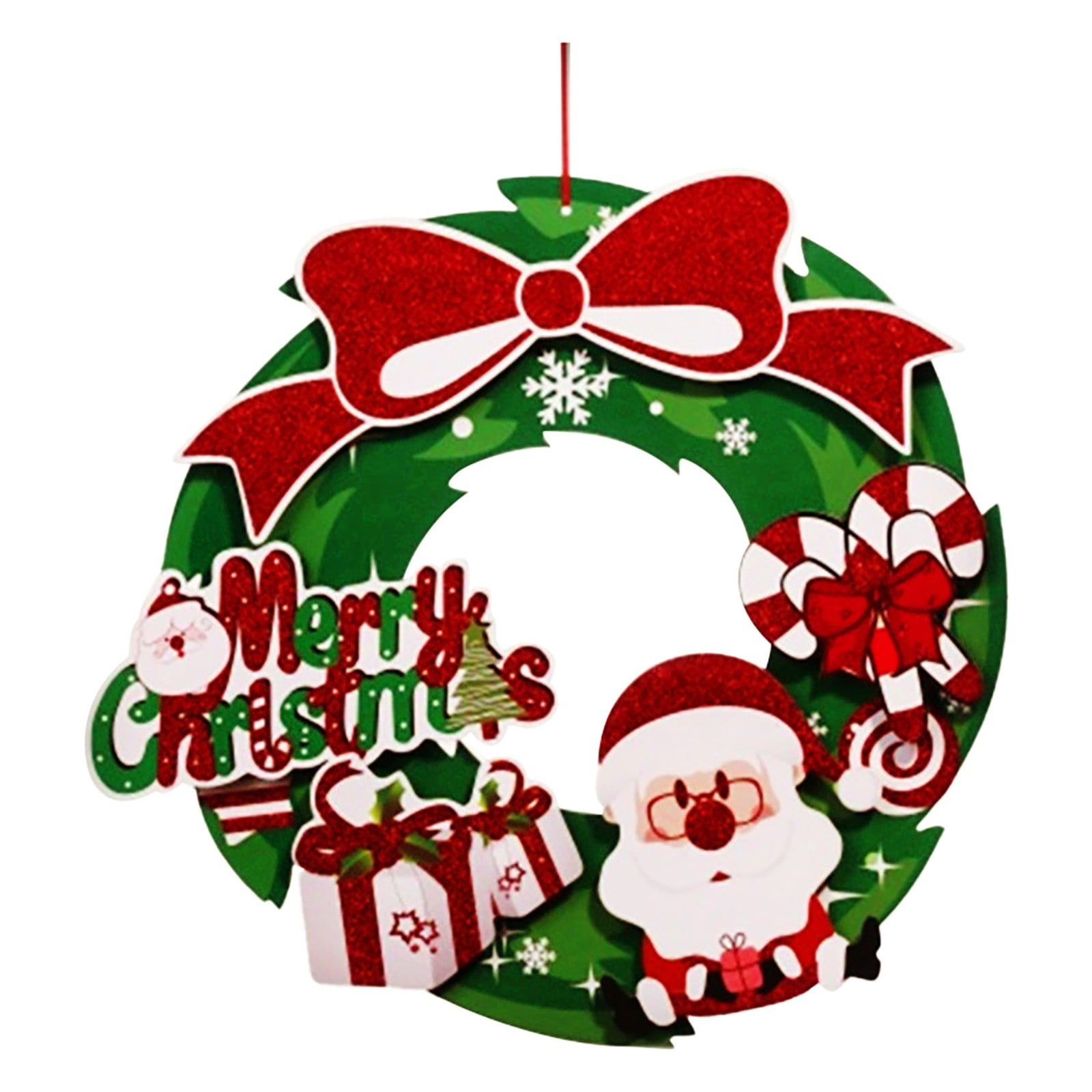 Uanit Christmas Three-Dimensional Garland 3D Paper Garland Wall ...