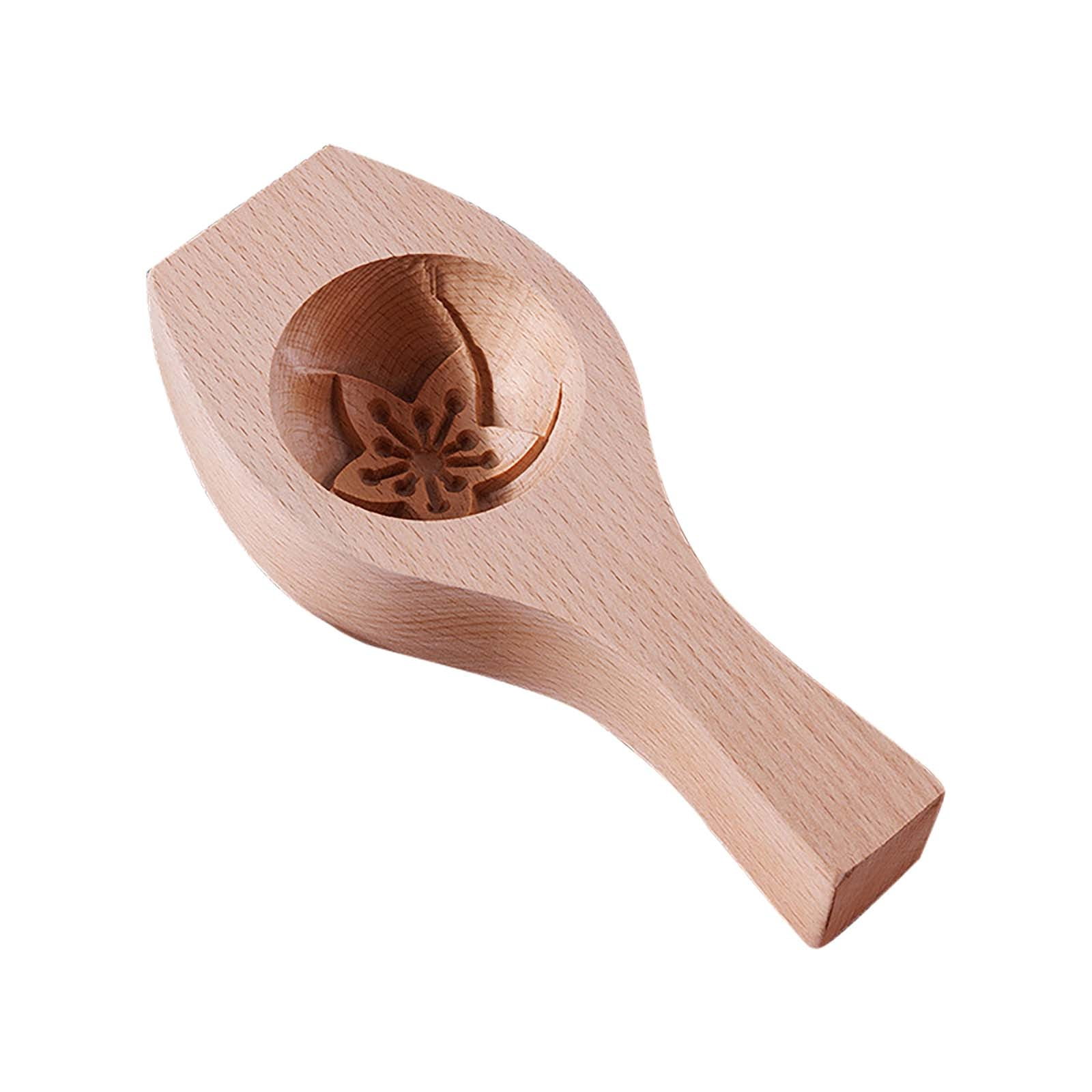 Uanit Pastry Mold Wooden Cookie Cutters Mooncake Press Household Baking ...