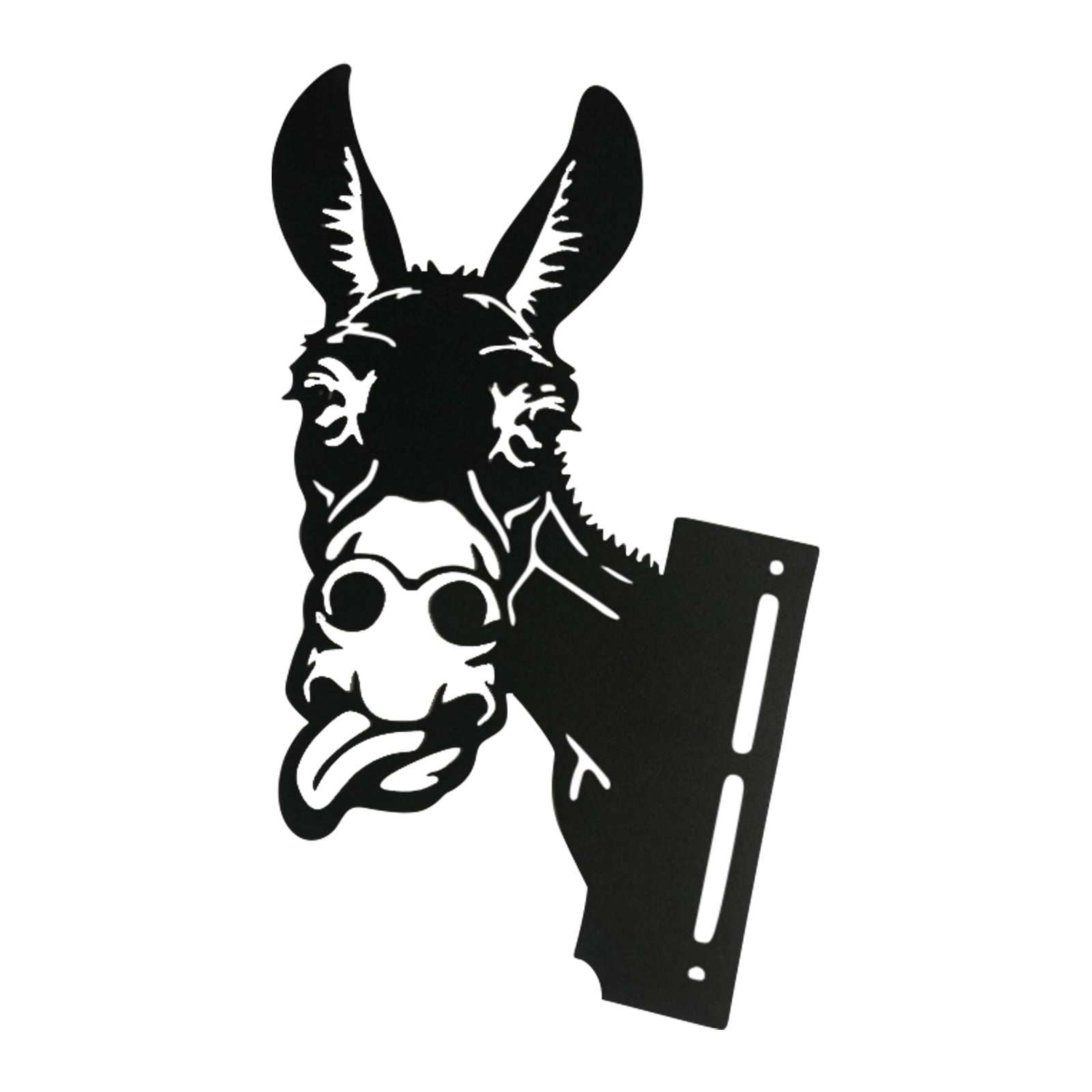 Uanit Peeping Animal Metal Art Farm Garden Decor Garden Fence ...