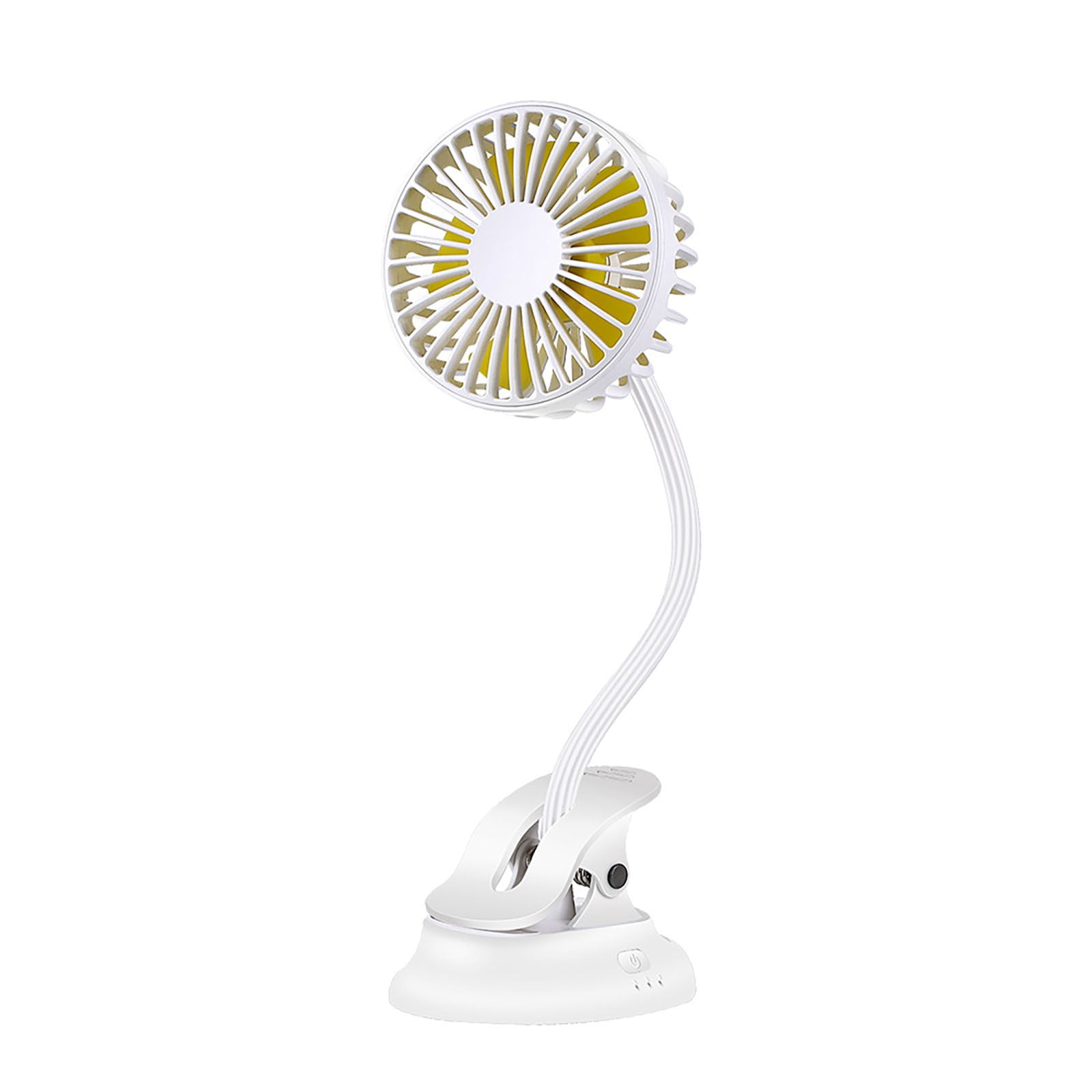 Uanit Portable Fan Battery Powered Mini Clip Fan Flexible Neck 3 Speed ...