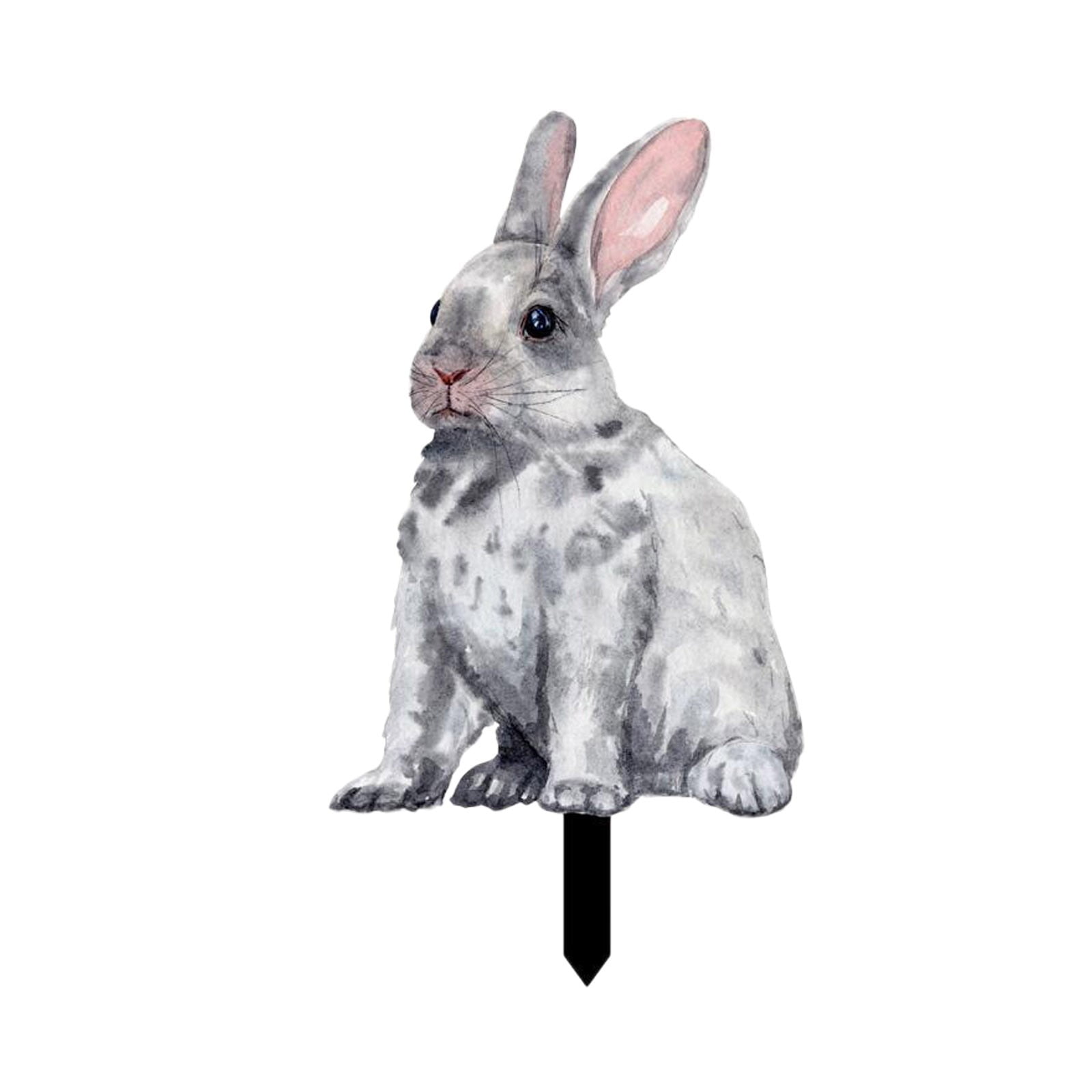 Uanit Rabbit Garden Card 3D Bunny Acrylic Yard Ground Insert Garden ...