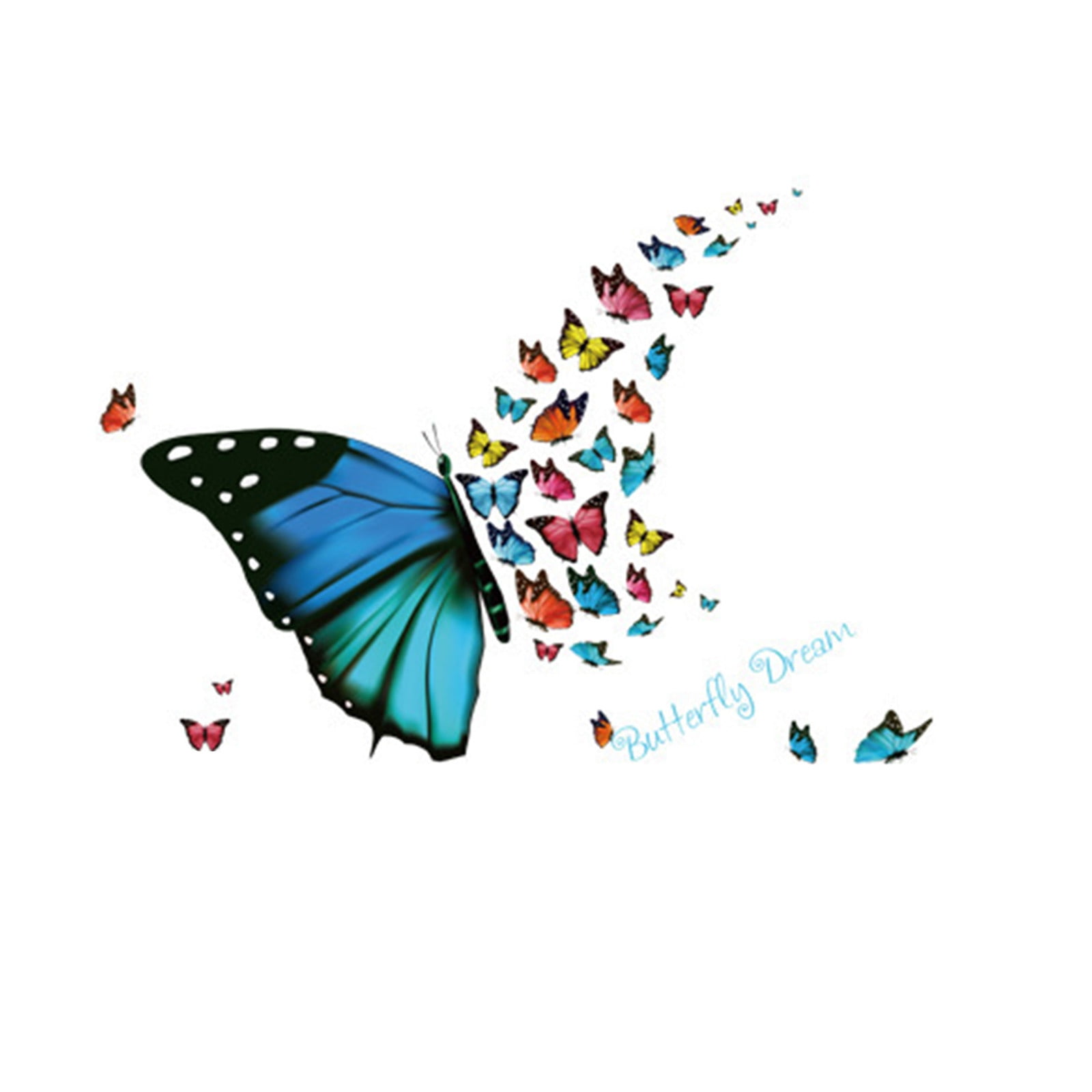 Uanit Removable Self Adhesive Waterproof Wall Stickers Decoration for ...