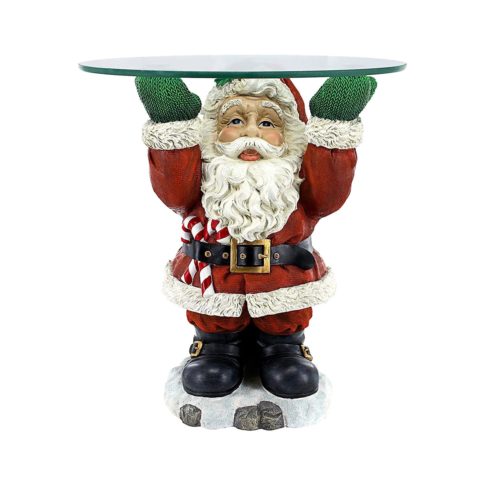 Uanit Santa Claus Tray Snack Rack, Christmas Decoration Trays ...
