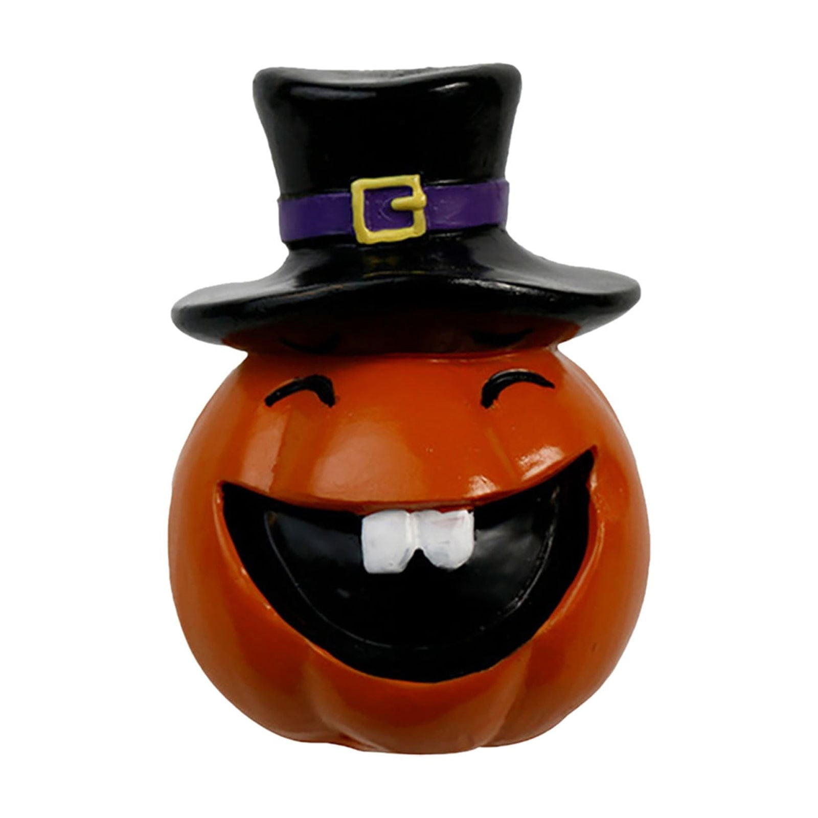 Uanit Scary Crying Pumpkin Resin Figurine - Funny and Creepy Tabletop ...