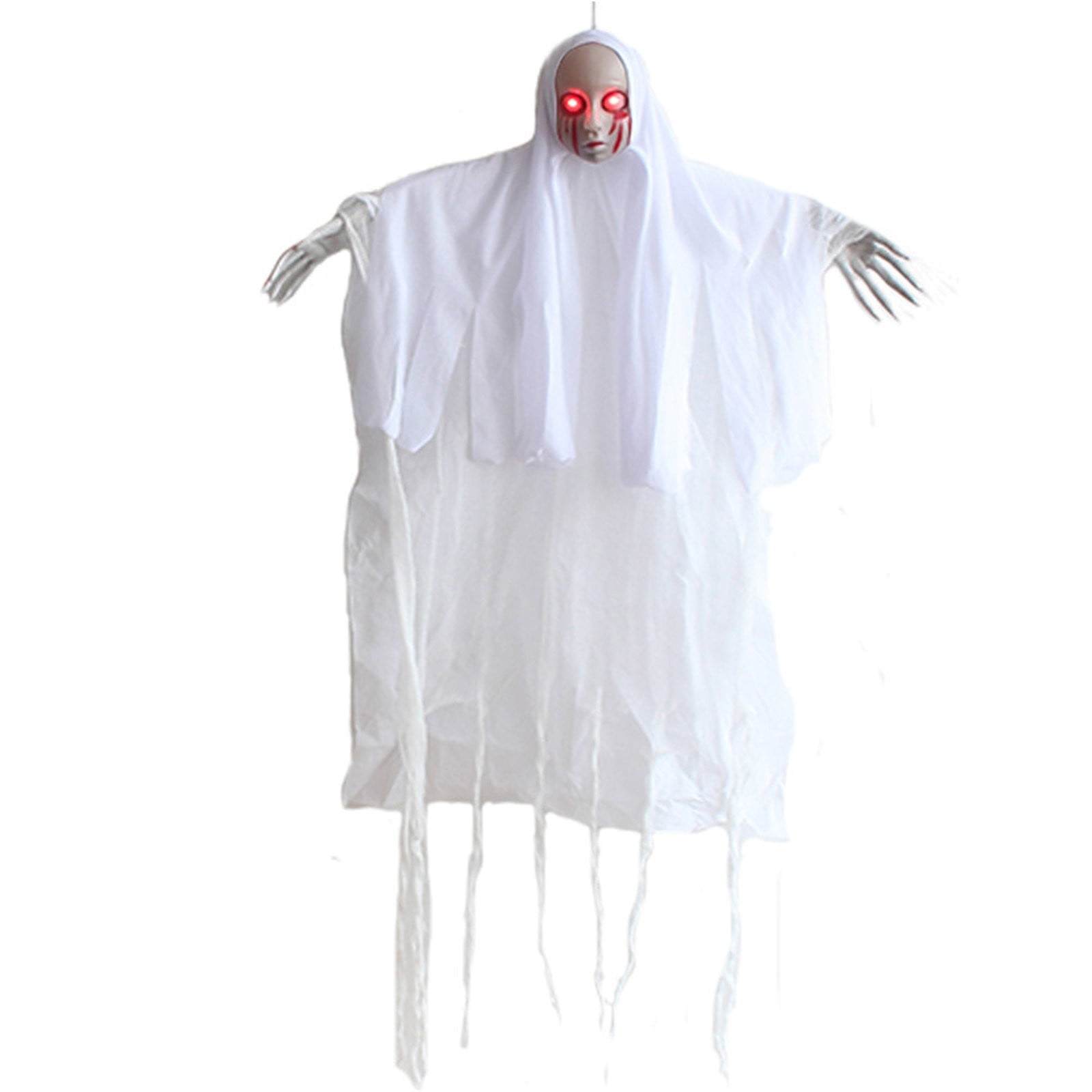 Uanit Scary Halloween Decorations Hanging Swinging Girl with Creepy ...