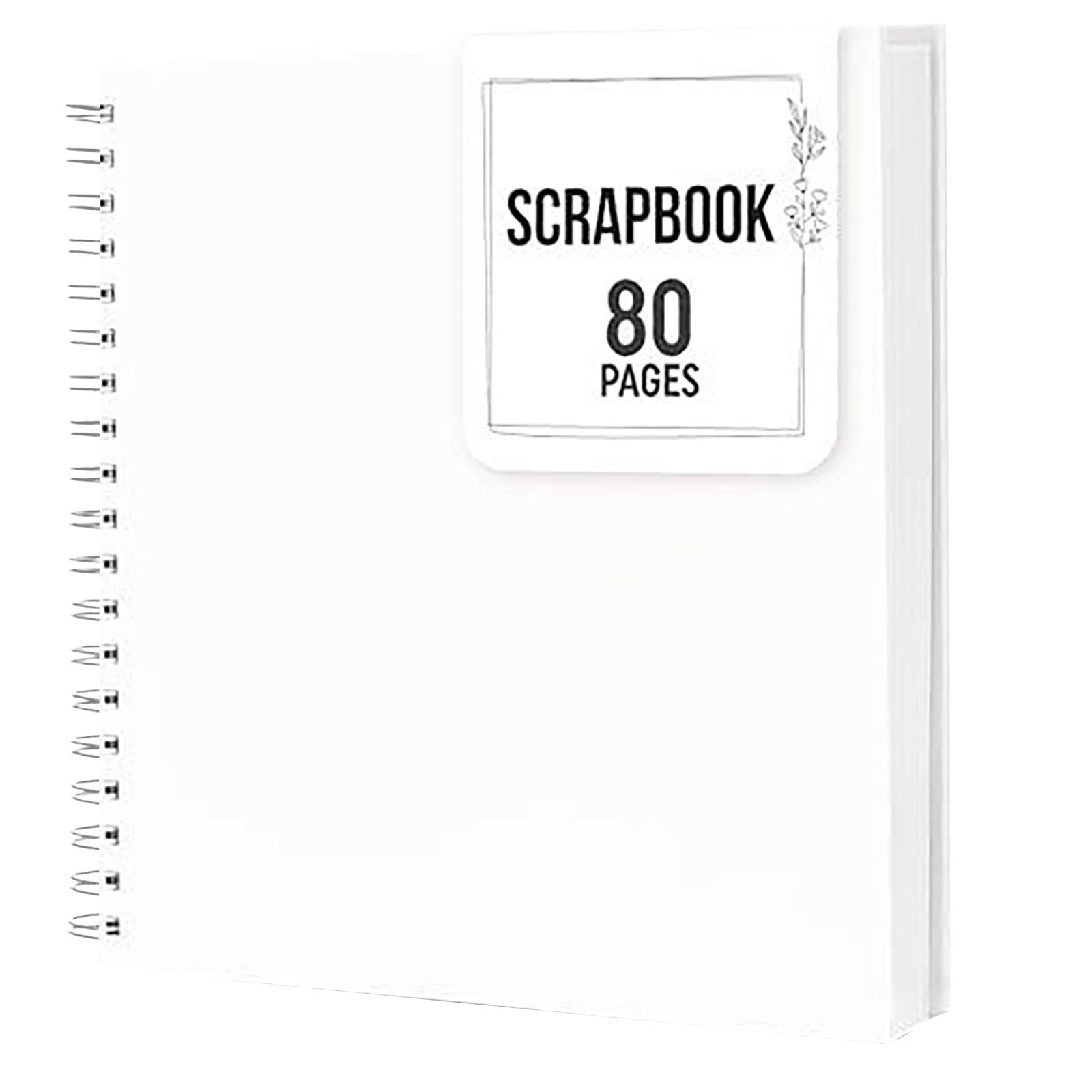 Uanit Scrapbook Album, Vintage Scrapbook Album with 50 Acid-Free Pages ...
