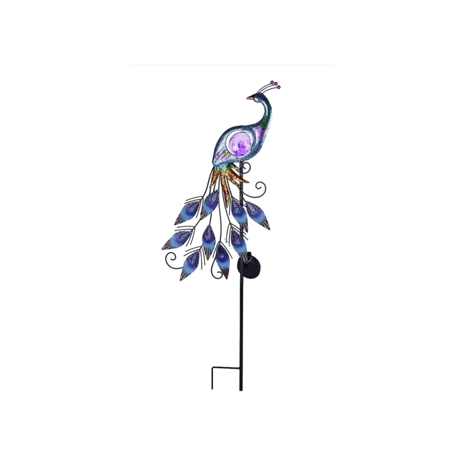 Uanit Solar Peacock Garden Light Solar Garden Lamp Metal Garden with ...