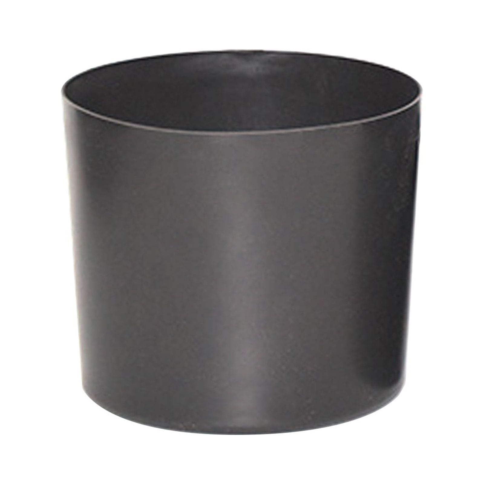 Uanit Straight Black Plastic Indoor Planting Lazy Flower Pot Outdoor ...