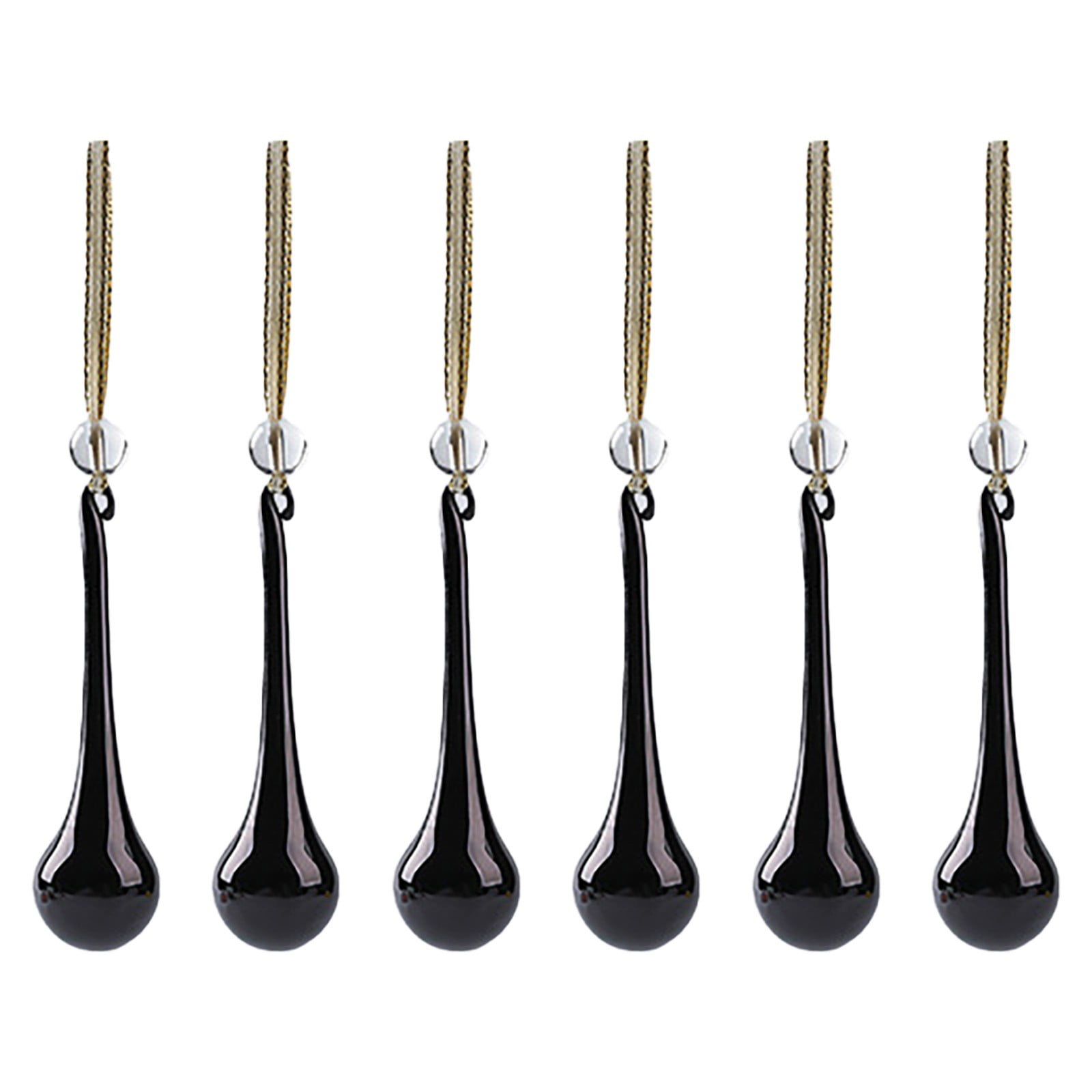Uanit Teardrop Christmas Ornaments Elegant High-Refractive Glass ...