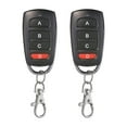Uanit Universal Garage Door Clone Remote Control 2 Pc Mhz 433 Key Fob ...