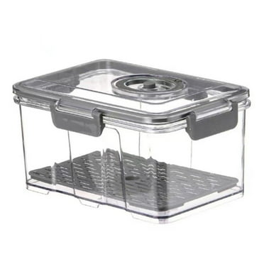 Prepara Evak Compact Medium Vacuum Seal Food Storage Container, Black ...