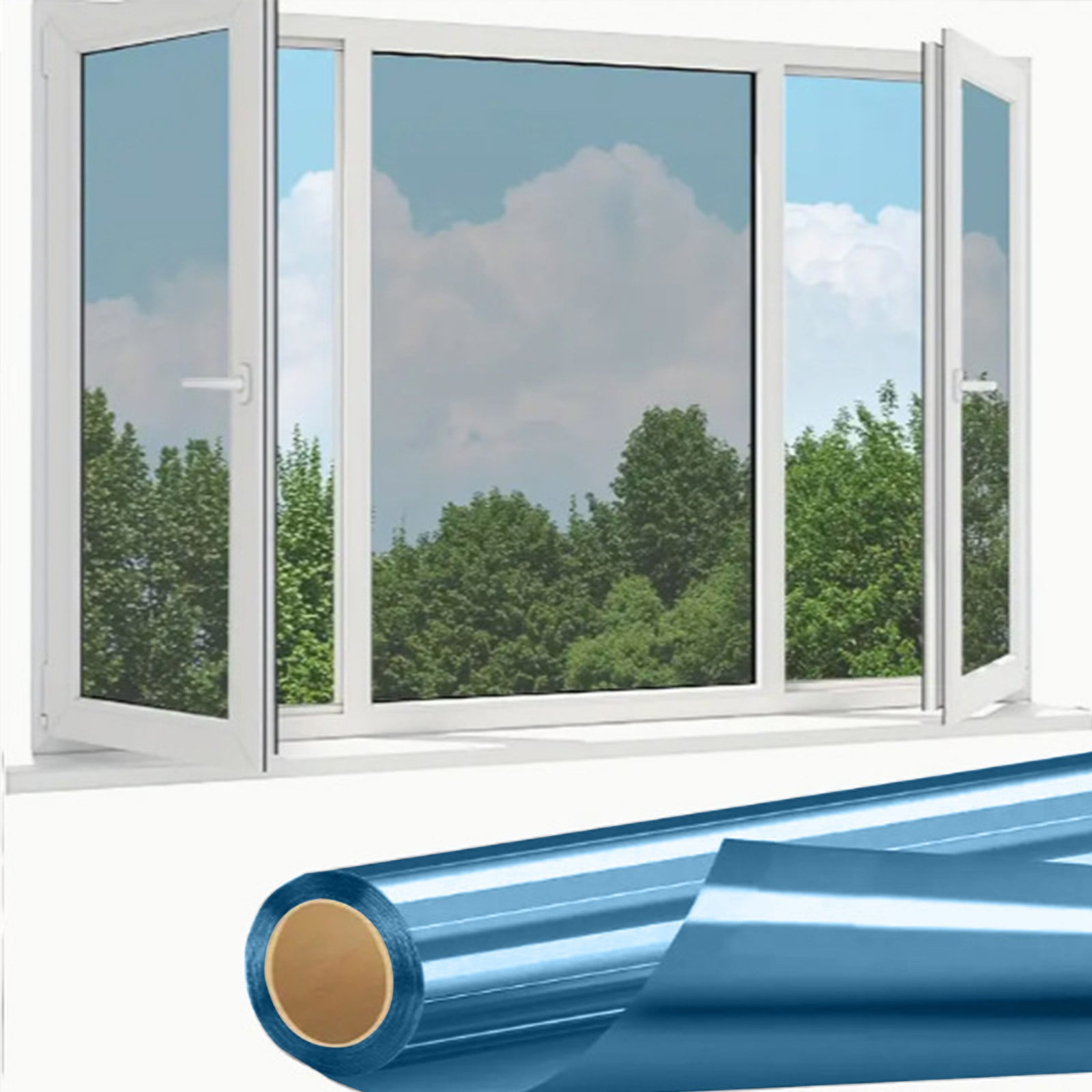Uanit Window Privacy Film, One Way Window Tint for Home, Static Cling ...