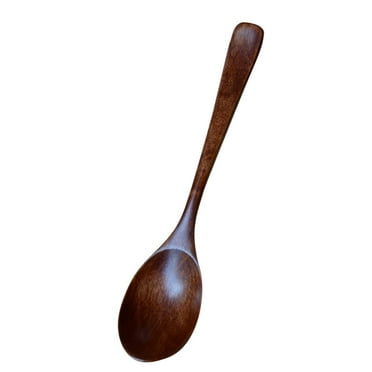 Handmade Long Handle Wooden Spoons Ladle Deep Soup Spoons Kitchen Tools ...