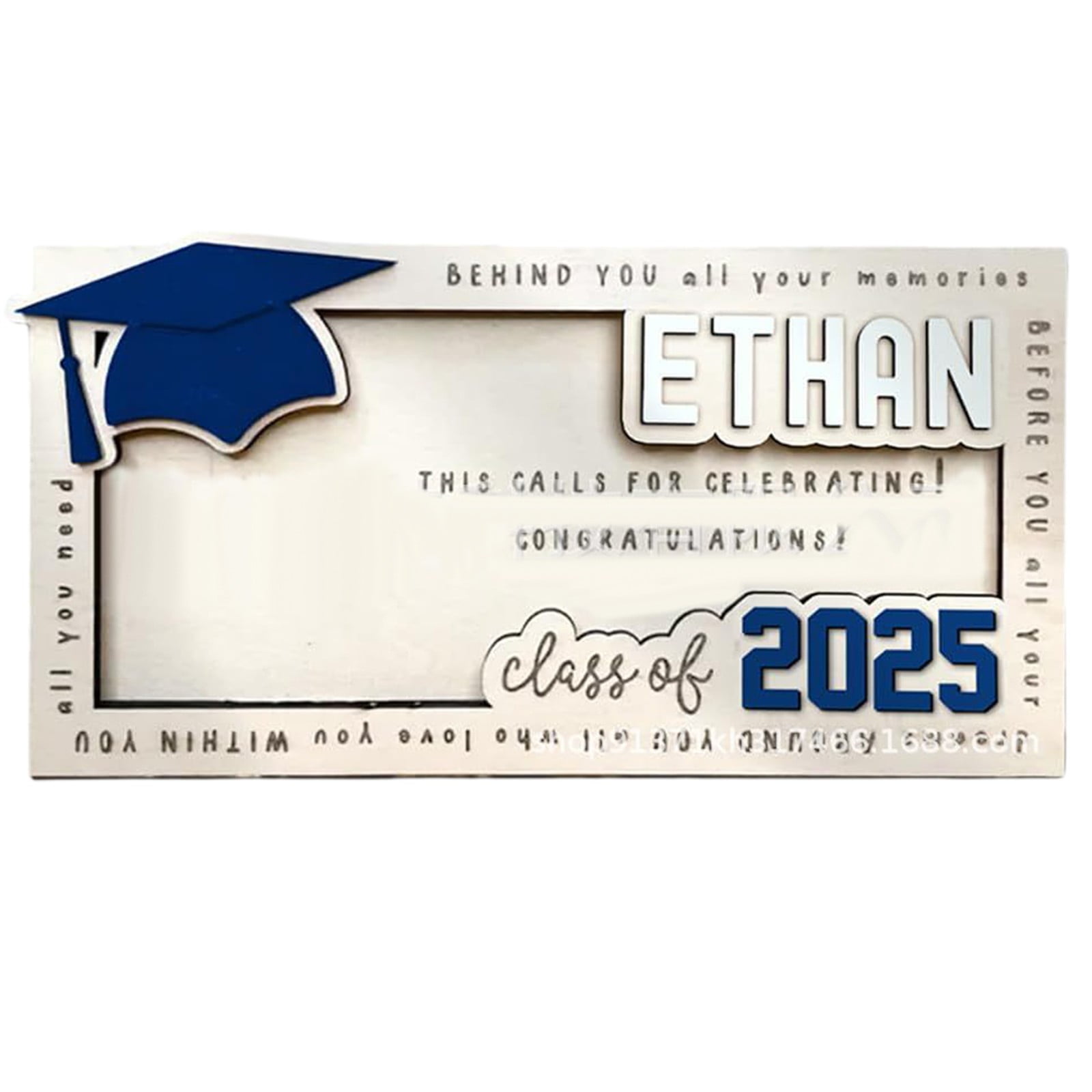 Uanit Wooden Graduation Wallet – Wooden Money Holder Graduation Class ...