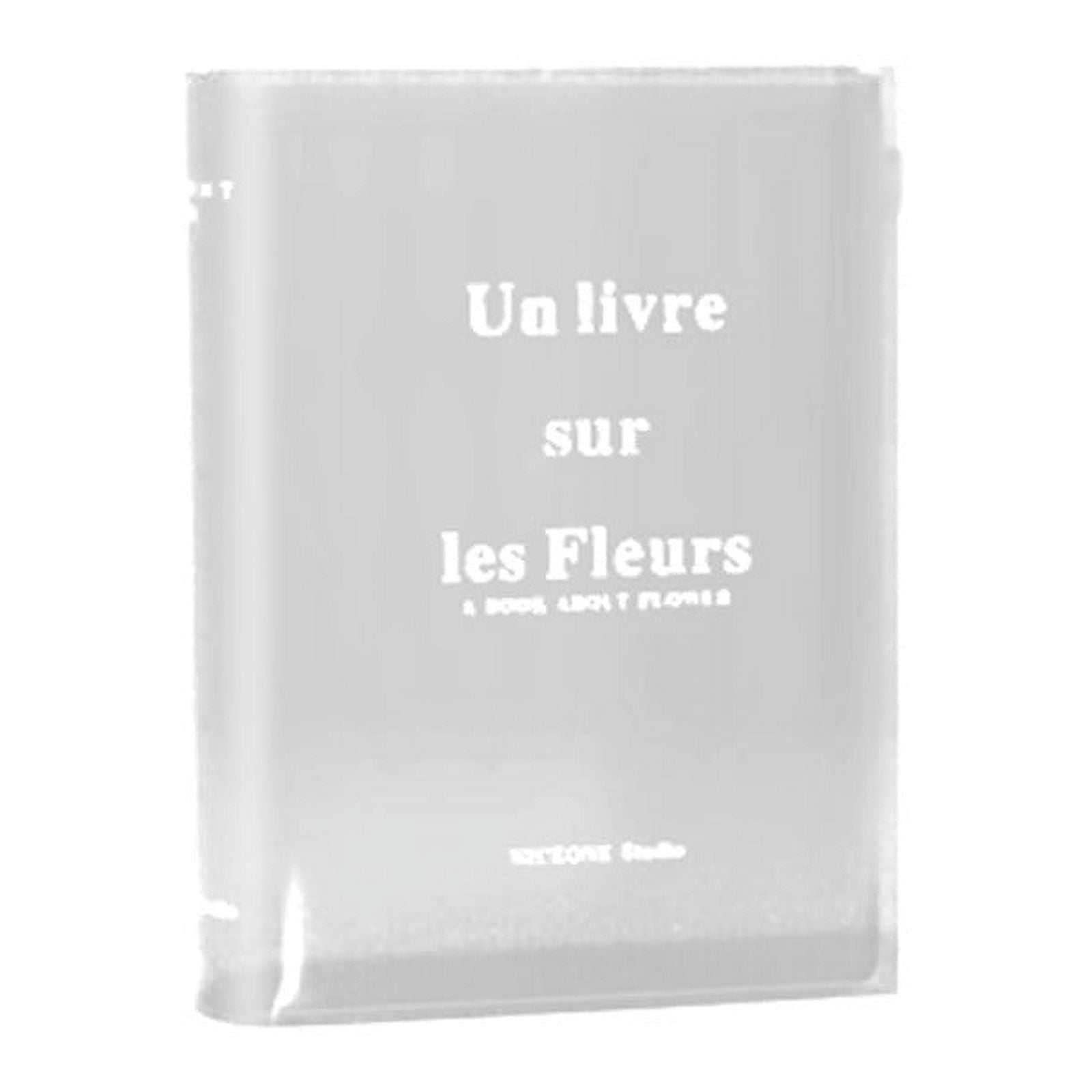 Uanit book flower pot vase Clear Book Vase Clear Book Vase Cute ...