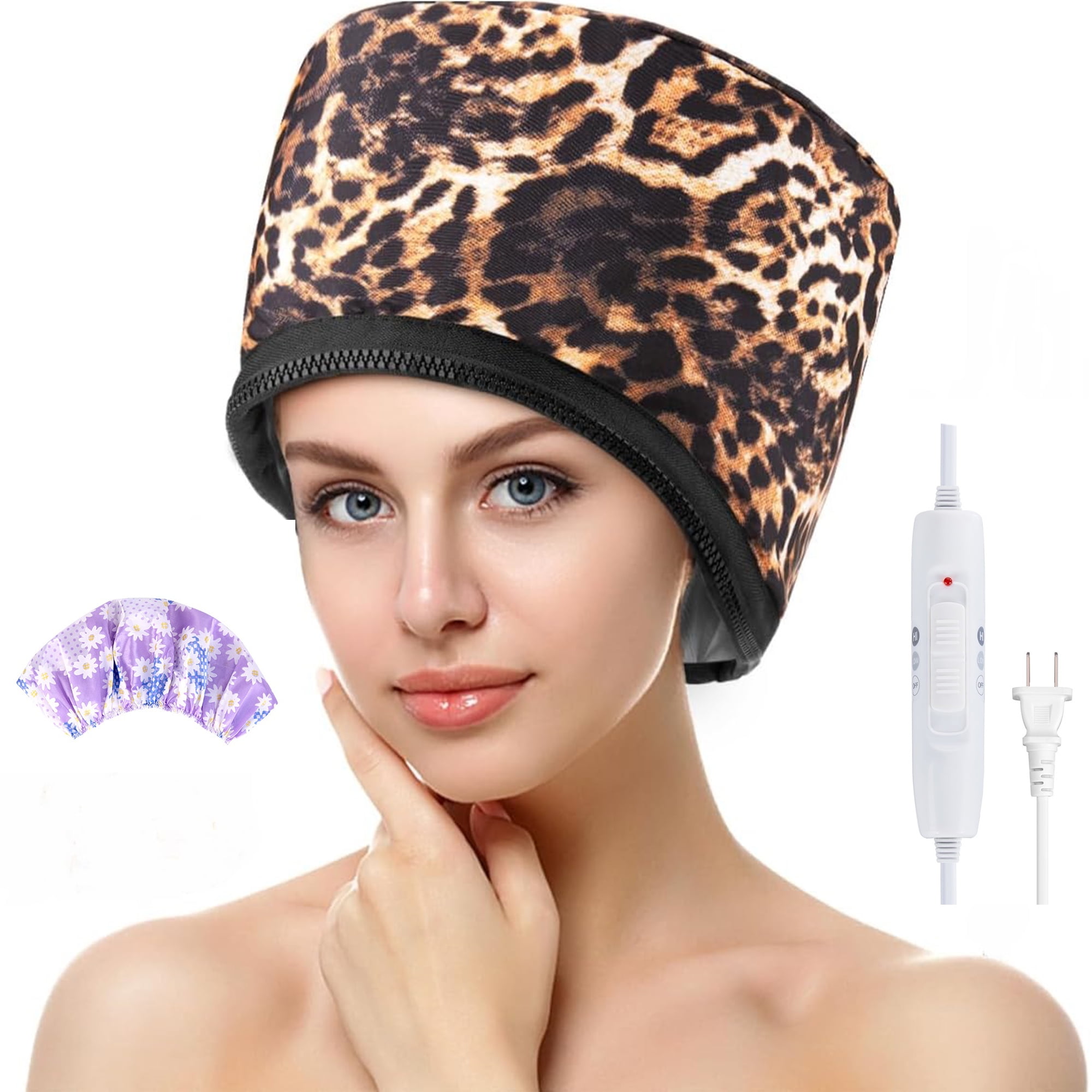 Uarter Heat Cap Deep Conditioning Adjustable Reusable Shower Caps with ...