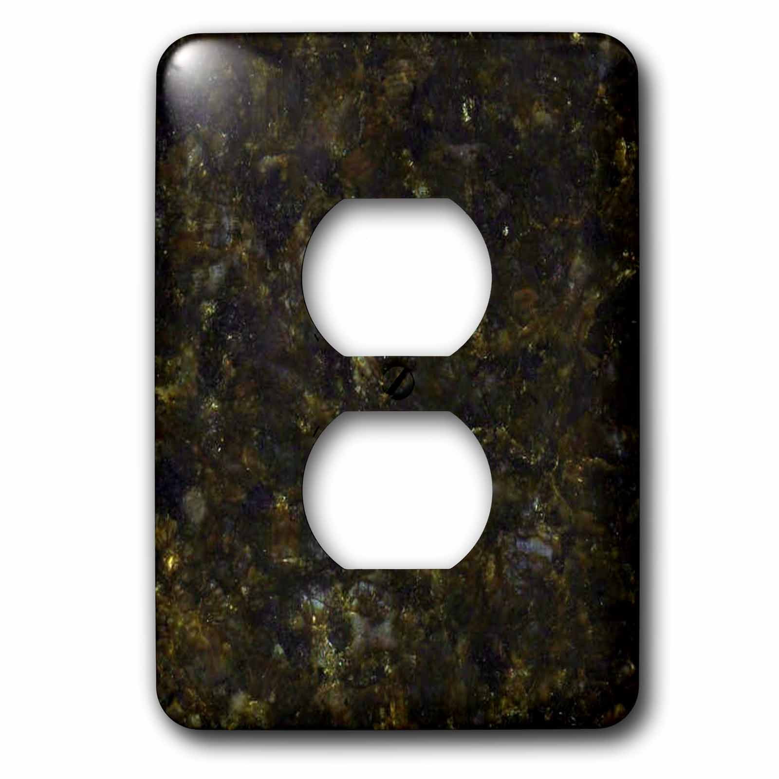 3dRose, Uba Tuba granite print, 2 plug outlet cover - Walmart.com
