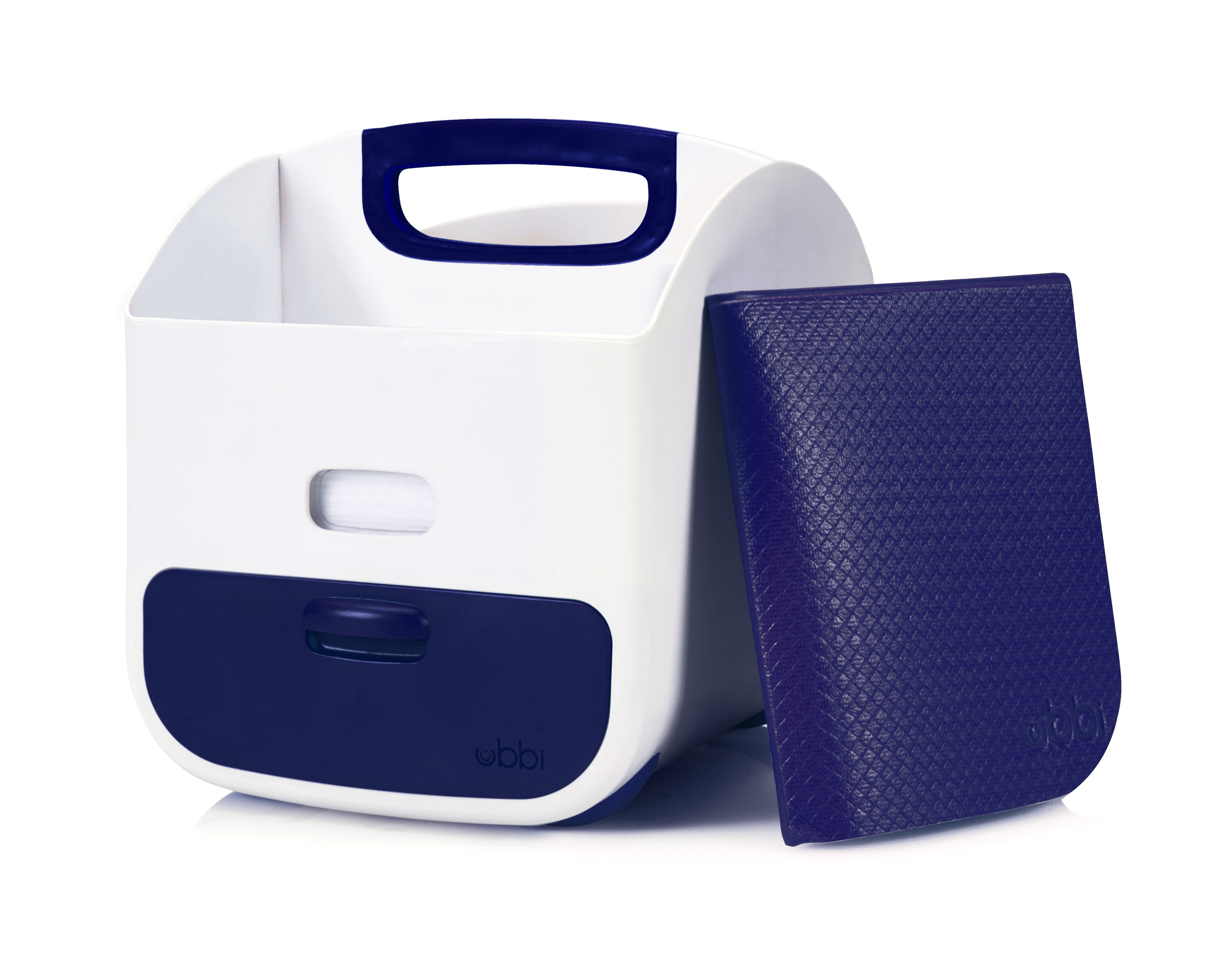 Ubbi Diaper Storage Caddy and Changing Mat, Navy - Walmart.com