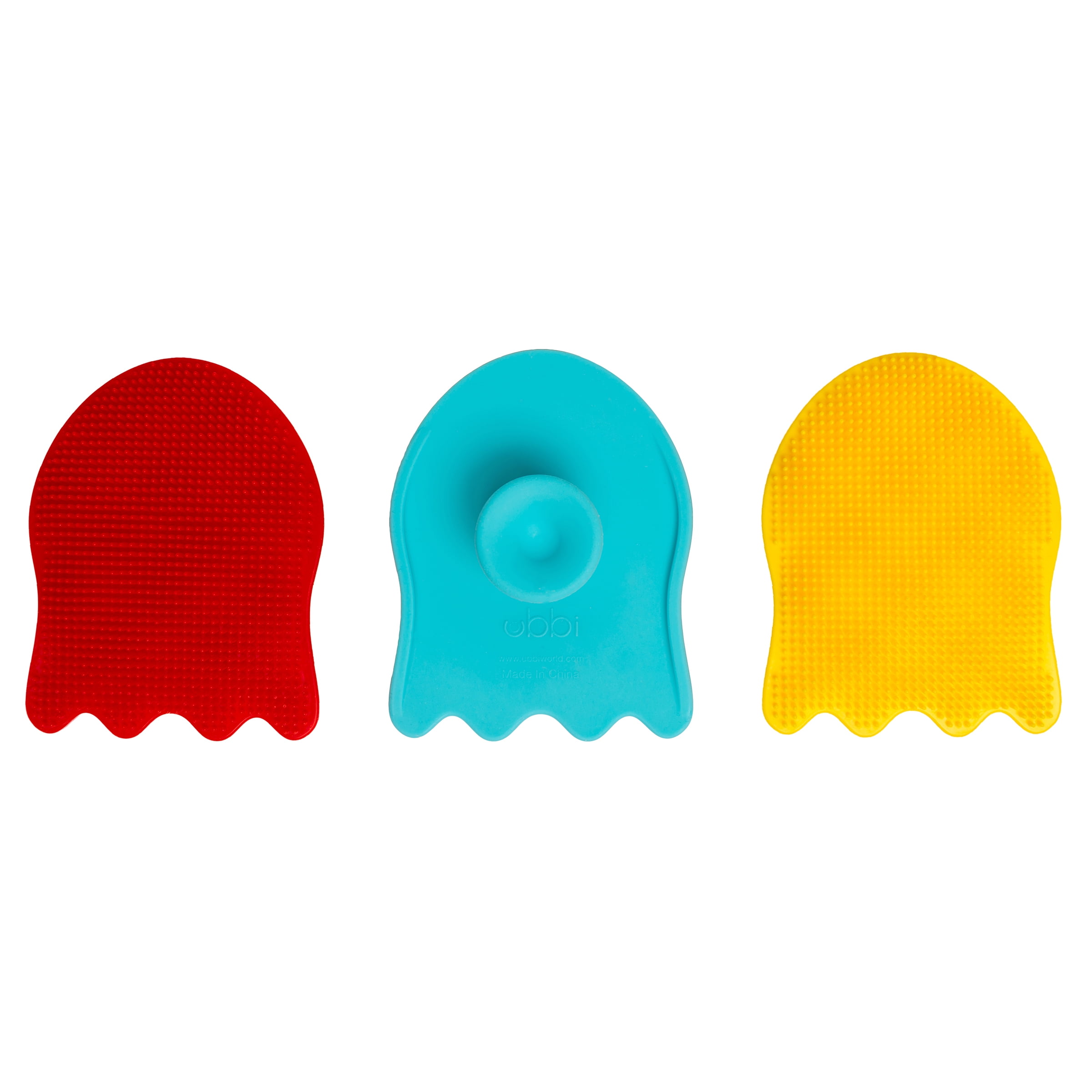 Ubbi Silicone Baby Bath Sponges for Dry Skin and Cradle Cap, Set of 3 ...