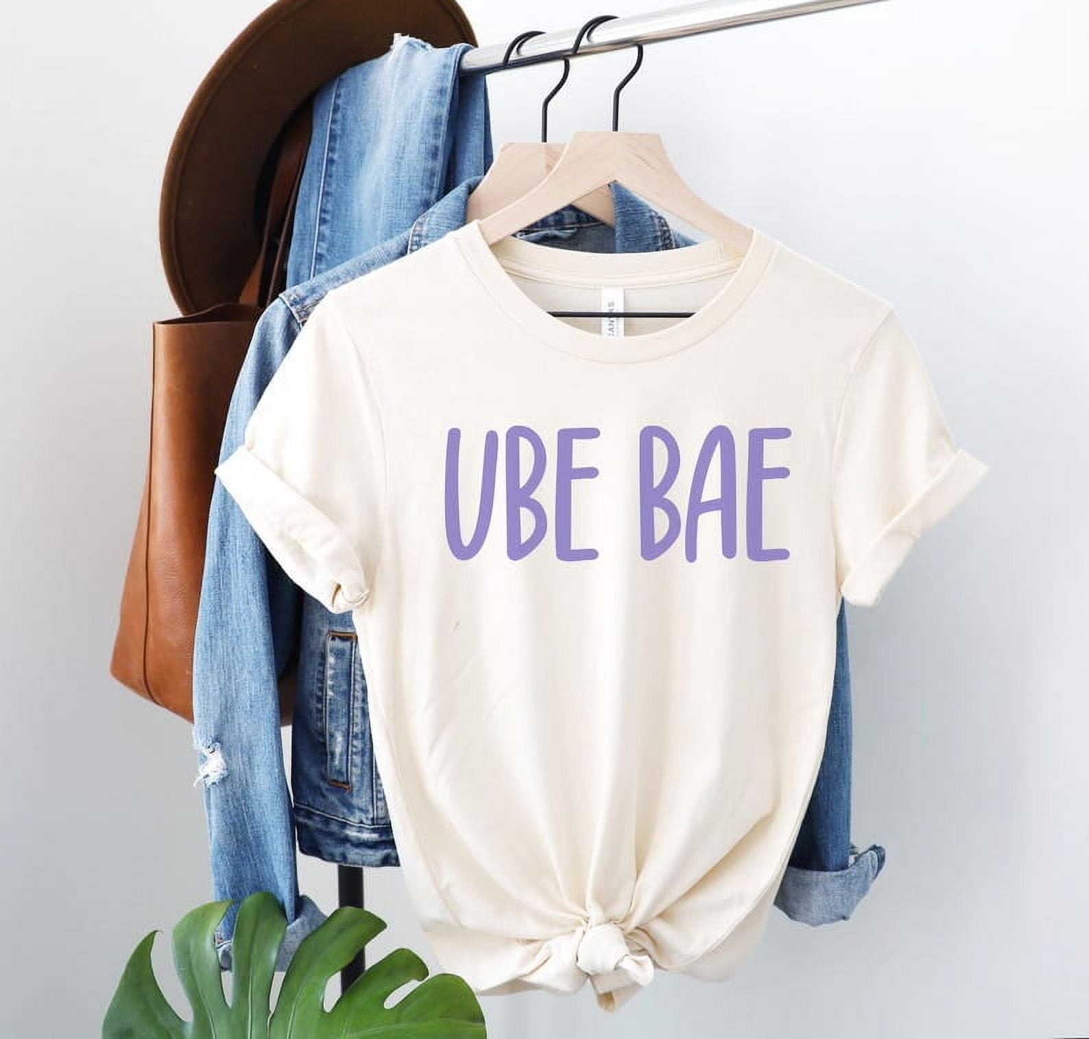 Ube Bae Tee - Filipino Foodie Funny Graphic Purple Food Lover Shirt ...
