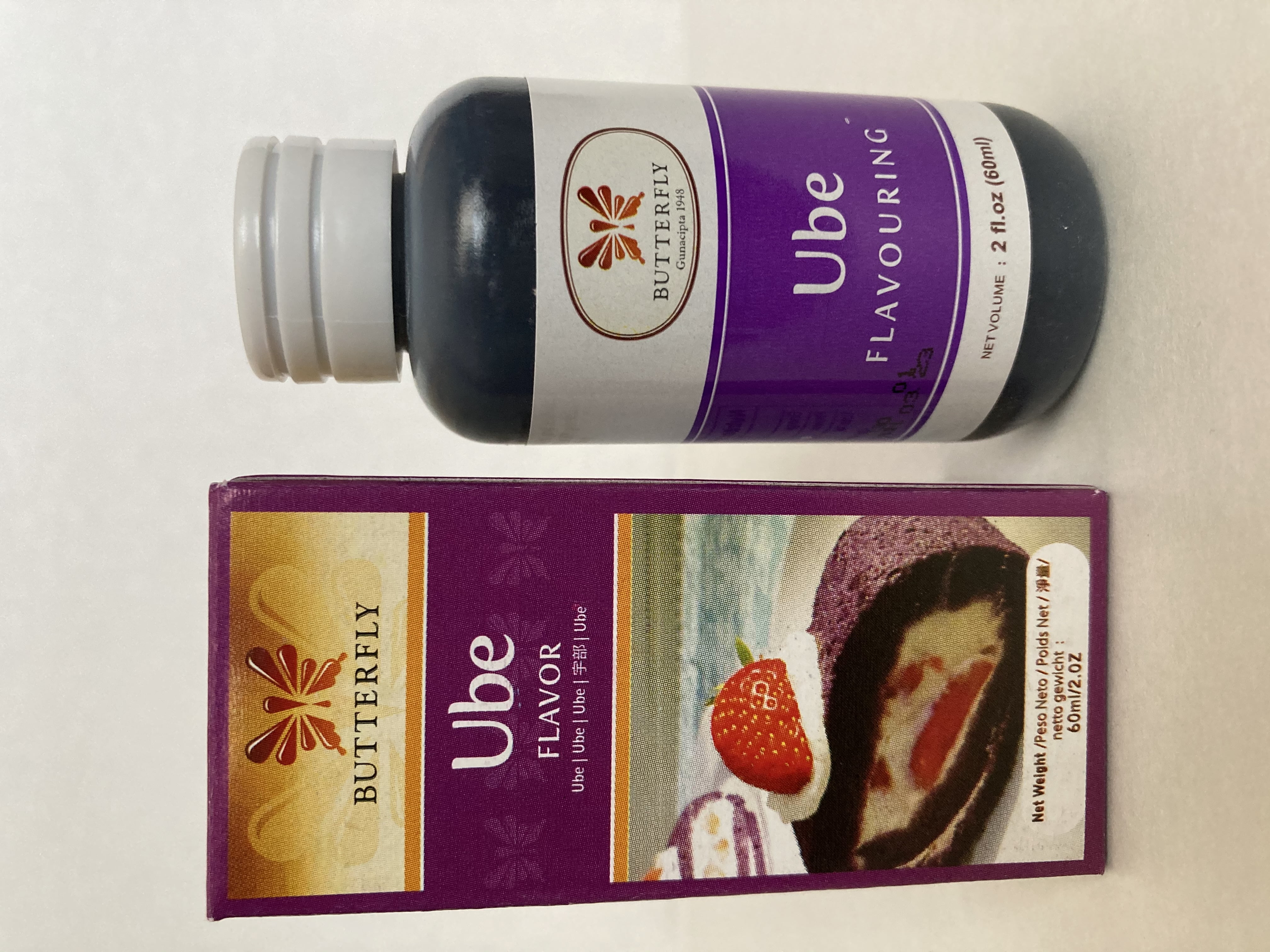 Butterfly Ube Extract, 2 oz, Rich Flavor and Vibrant Purple Color for ...