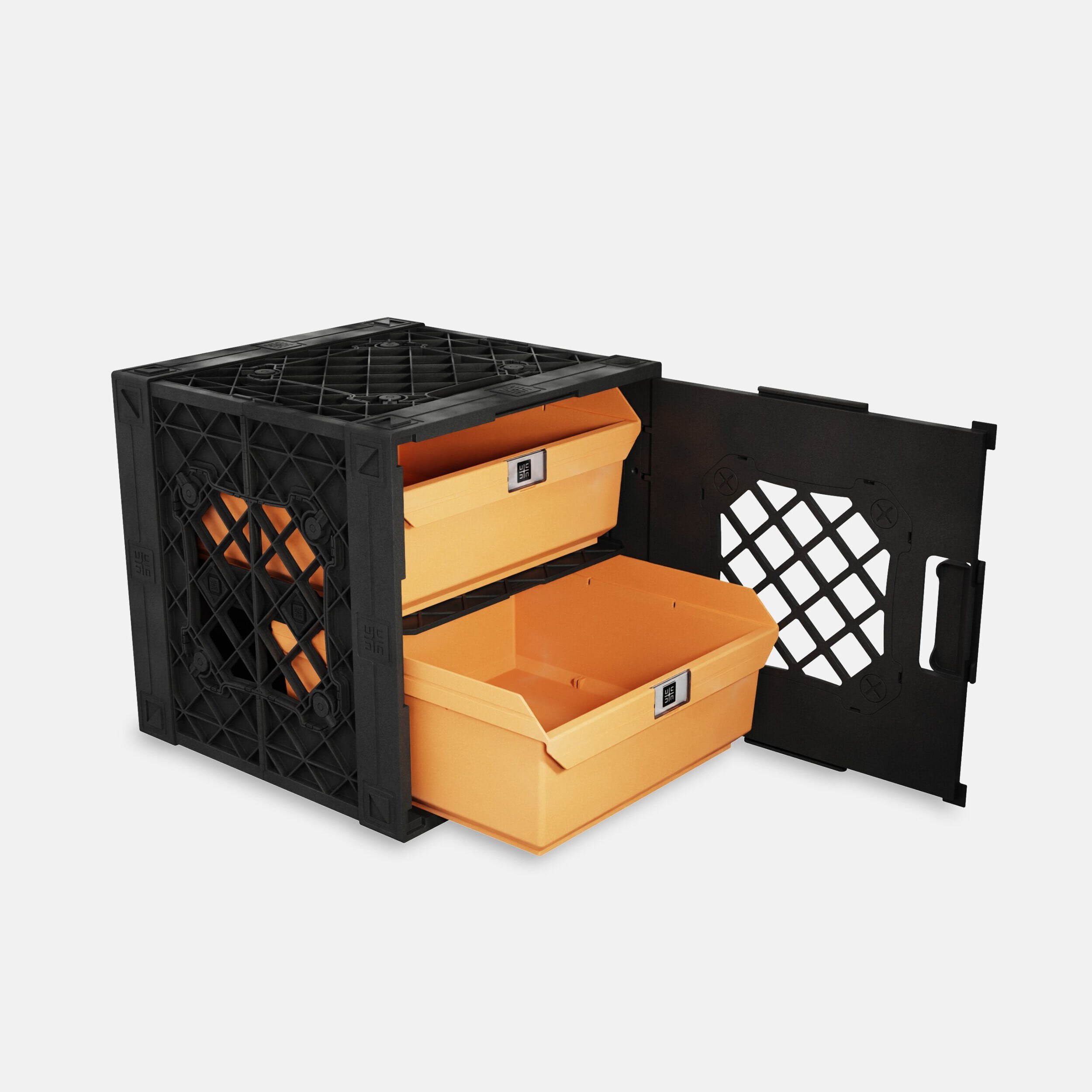 UbeCube Grabinet™ 1x2 - Crate with Two Large Storage Bins - Walmart.com