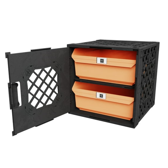 UbeCube Grabinet™ 1x2 - Crate with Two Large Storage Bins - Walmart.com