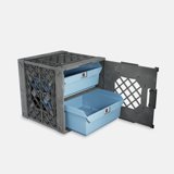 UbeCube Grabinet™ 1x2 - Crate with Two Large Storage Bins - Walmart.com