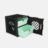 UbeCube Grabinet™ 1x2 - Crate with Two Large Storage Bins - Walmart.com
