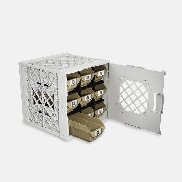 UbeCube Grabinet™ 3x3 - Crate with Nine Storage Bins - Walmart.com
