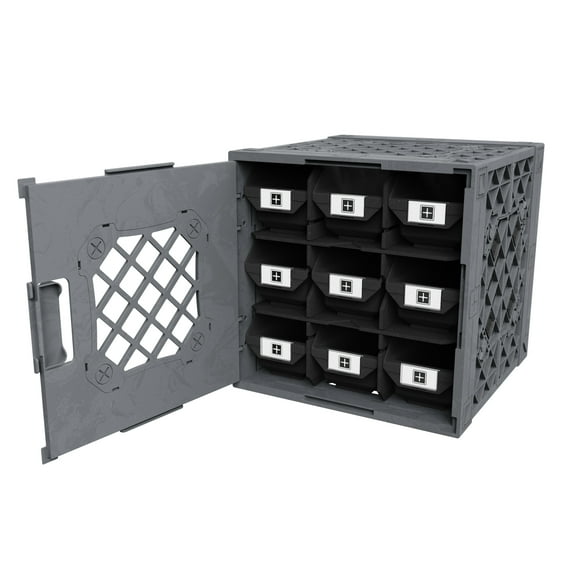 UbeCube Grabinet™ 3x3 - Crate with Nine Storage Bins - Walmart.com