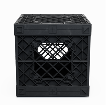Mount-It! Collapsible Plastic Storage Crate | Stackable - Walmart.com