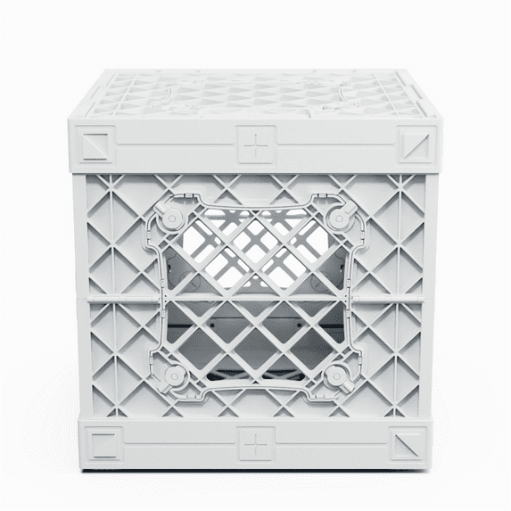 Ubecube UC01 Crate White - Collapsible, Omni Stackable, Modular Crate ...