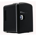 Uber Appliance UB-CH1 Portable 6-Can Cooler/Warmer Mini Fridge, Black ...