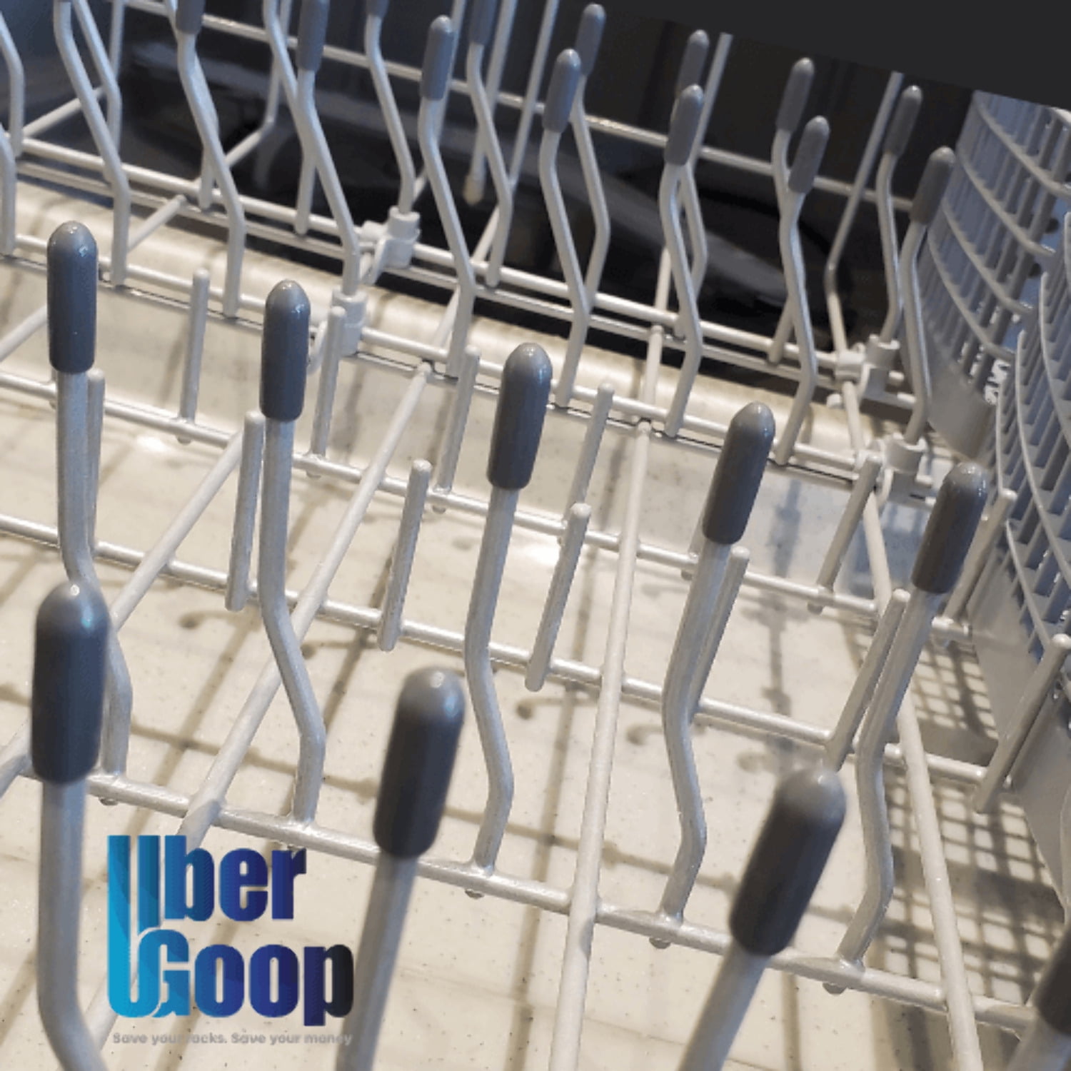 Uber Goop Dark Grey Liquid Vinyl Dishwasher Rack Repair, Fast Drying ...
