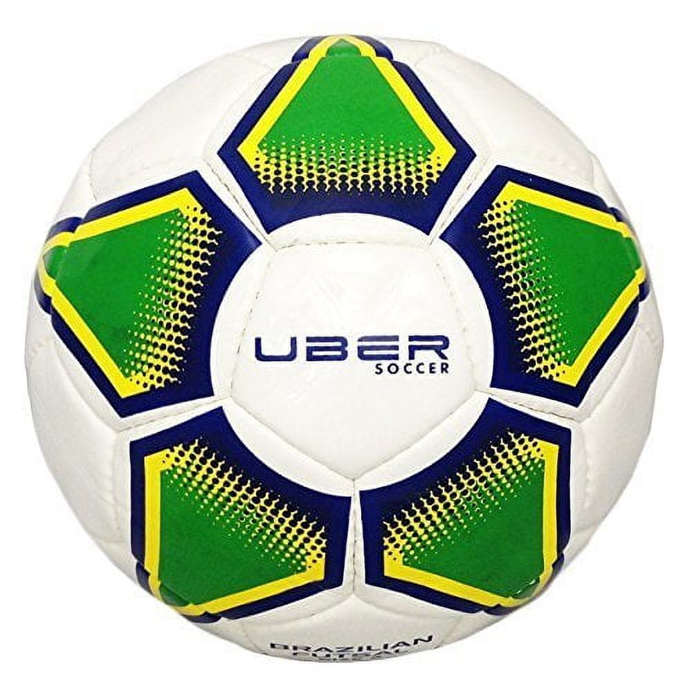 Uber Soccer Official Youth Size 3 Indoor Futsal Ball, Brazillian Glossy ...
