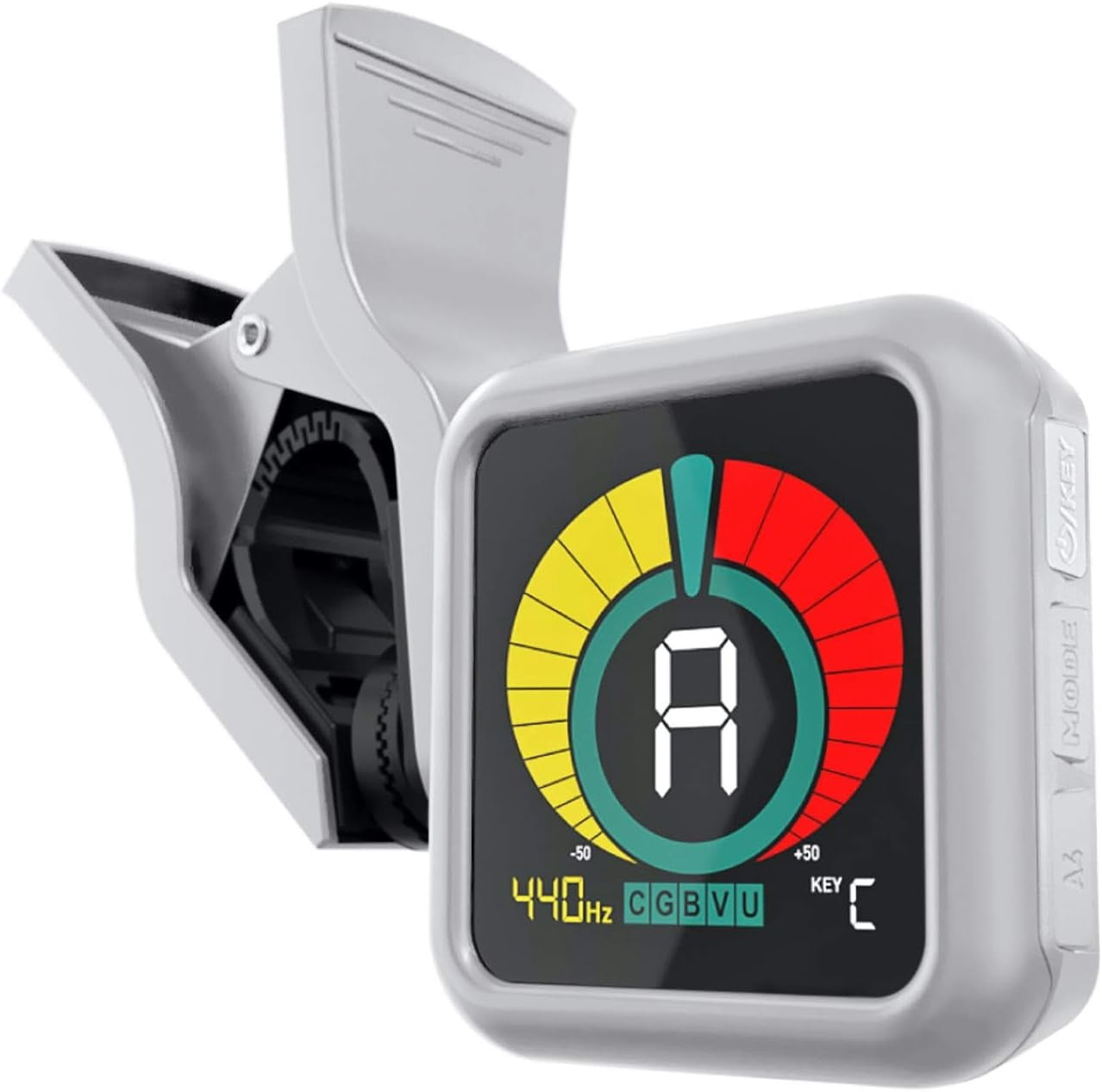 UberTuner, Professional Clip- Tuner for Guitar, Bass, Ukulele, Violin ...