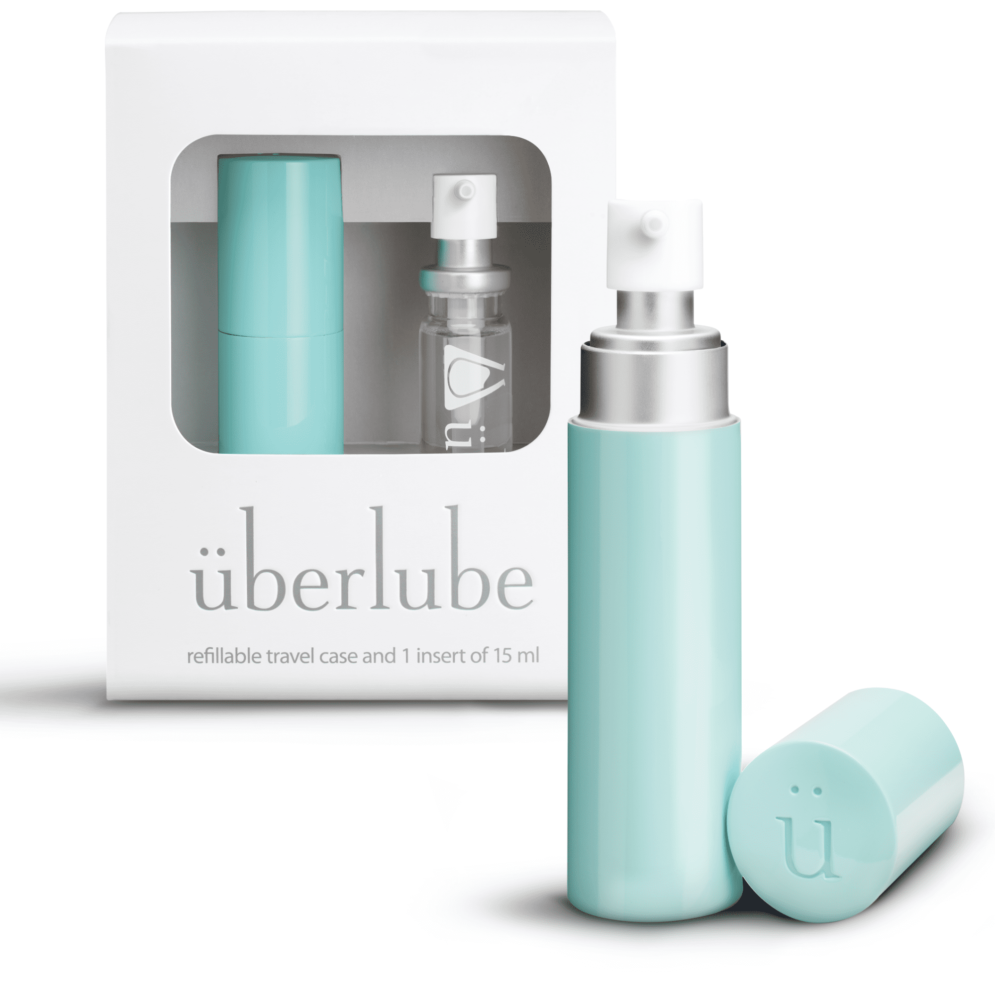 Uberlube Silicone Lube - Aqua Travel Kit 15ml Unscented Silicone Lubricant Personal Lubrication ...
