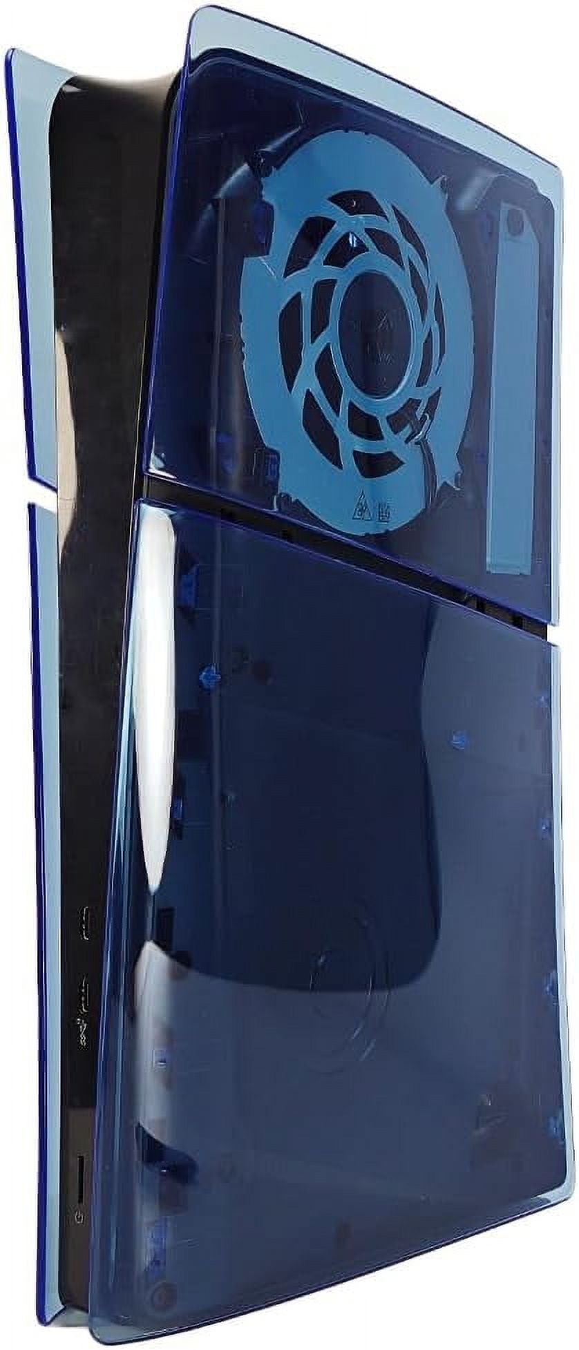 Uberwith for PS5 Slim Digital Edition Faceplate Transparent Cover ...