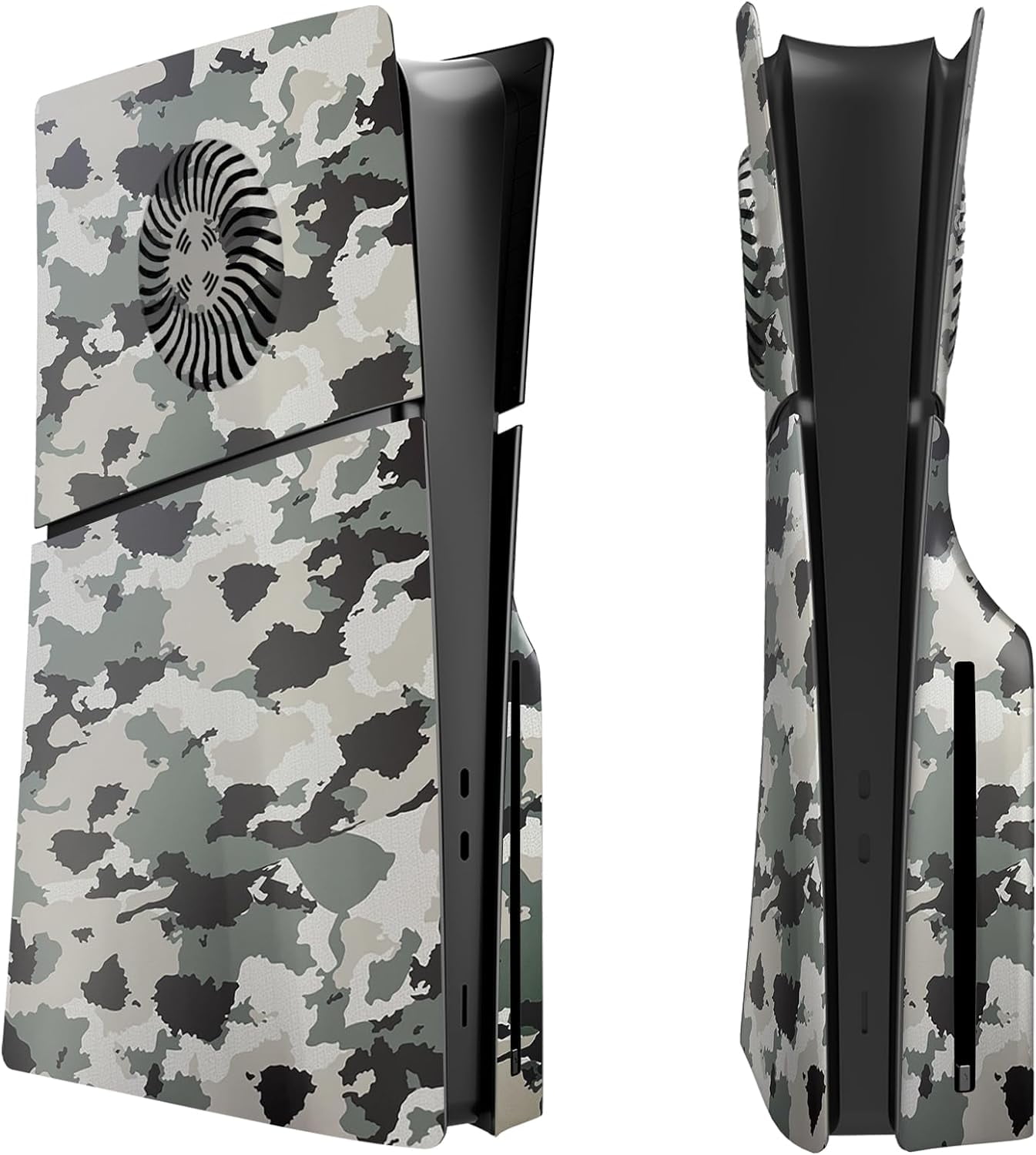 Uberwith for PS5 Slim Disc Edition Faceplate Cover with Cooling Vents ...