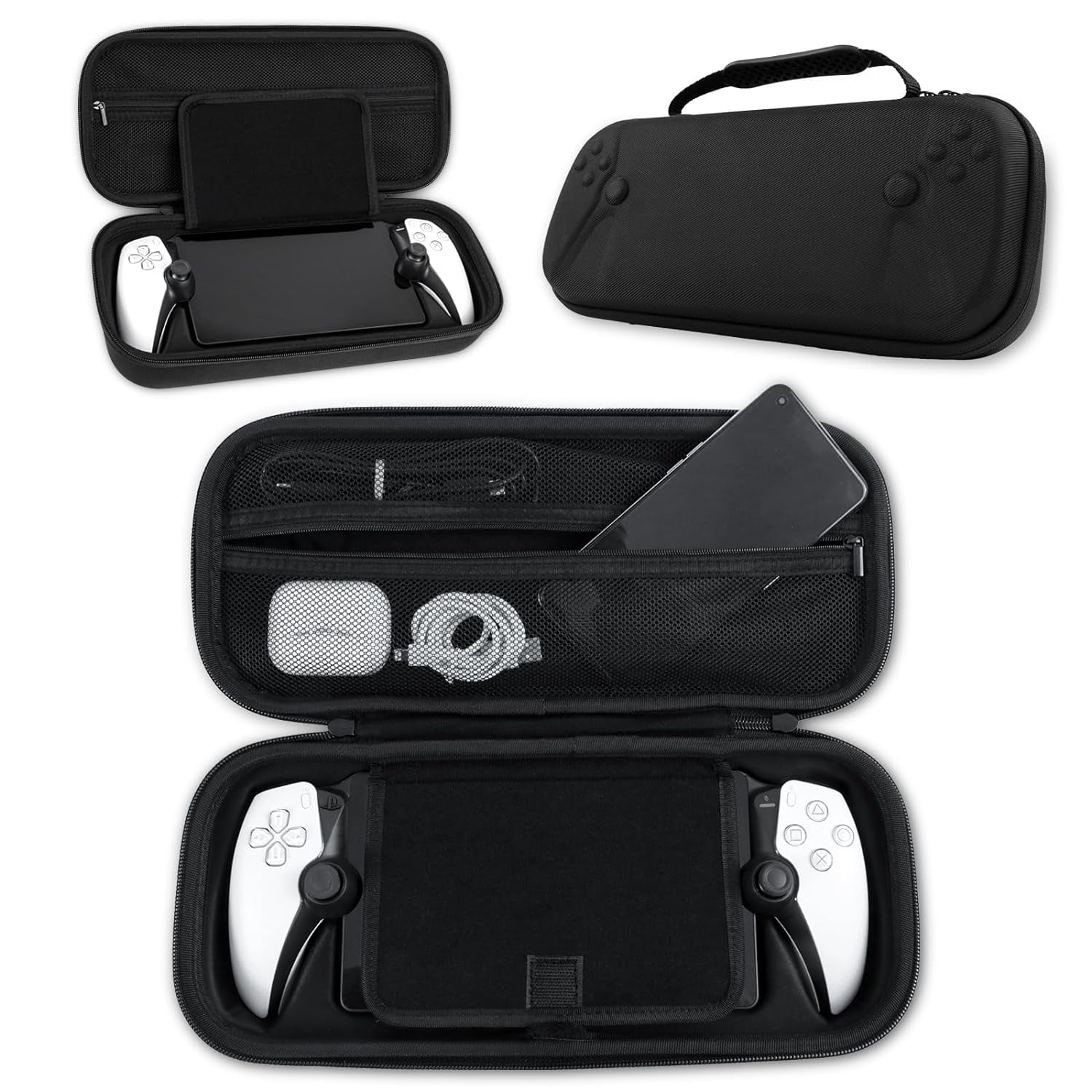 Uberwith PS Portal Remote Player Carrying Case, For PS Portal Hard Carrying Case - Black ...
