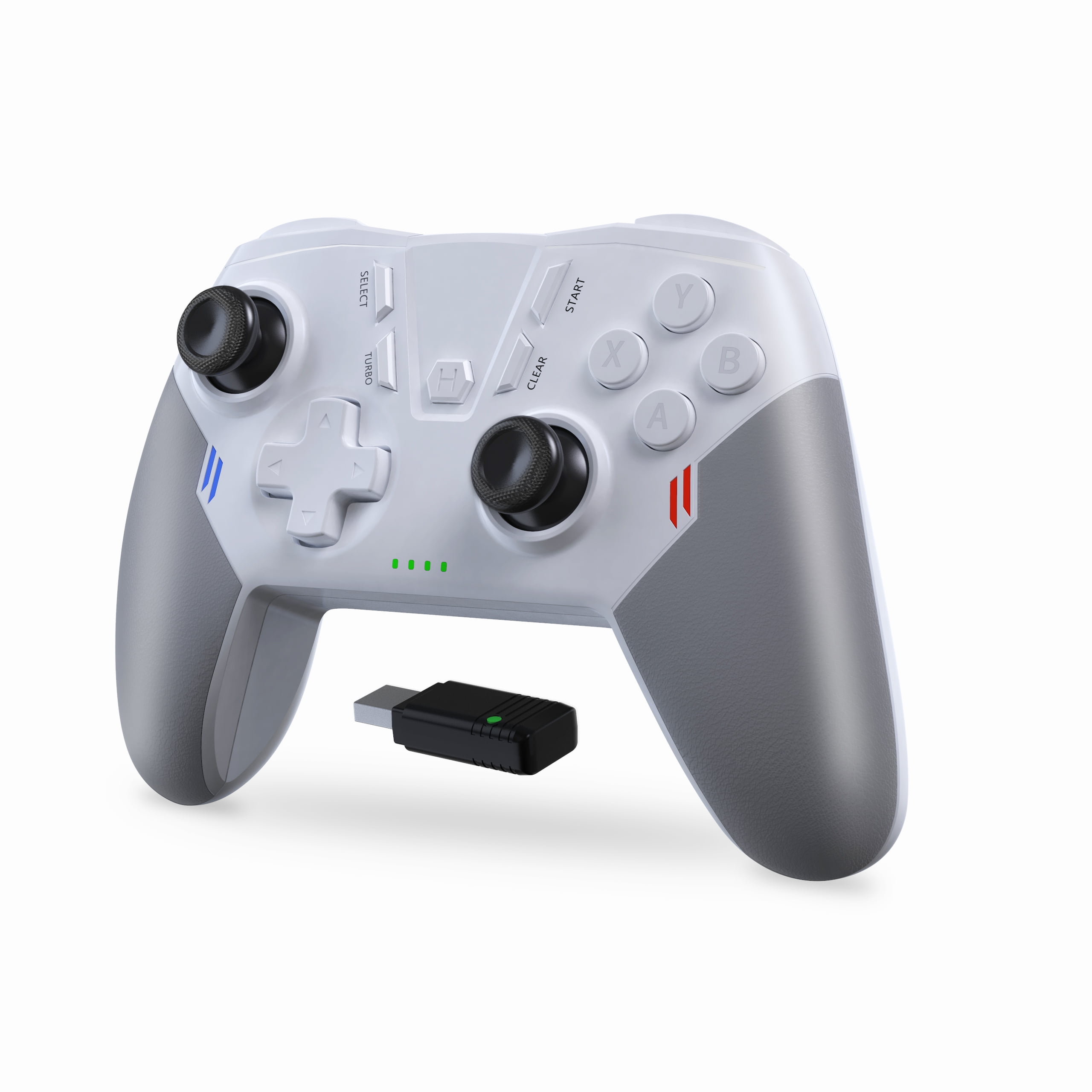 Uberwith Wireless Game Controller, Dual Vibration Joystick Gamepad ...