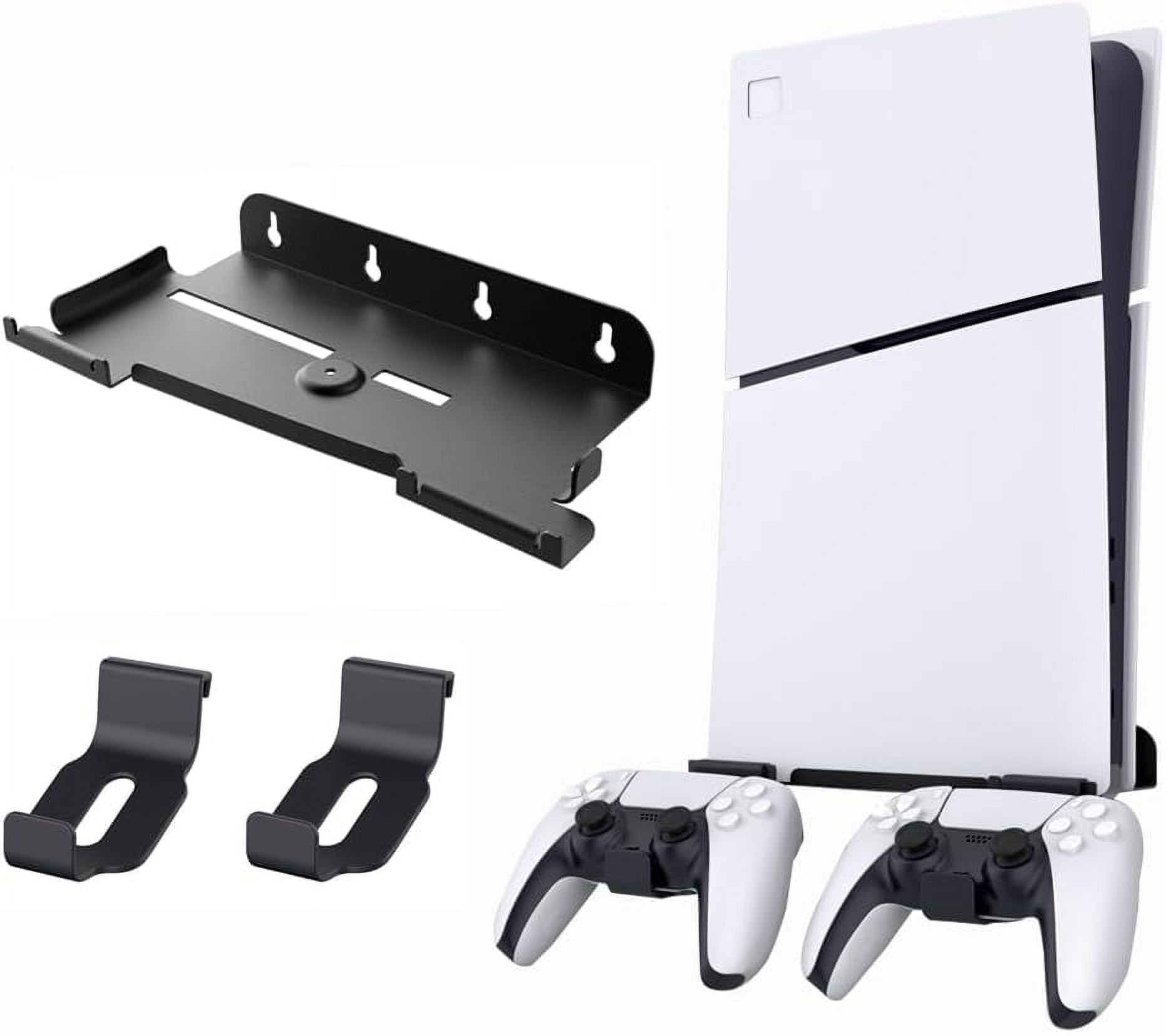 Uberwith for PS5 Slim Wall Mount Bracket, Display Stand Controllers ...