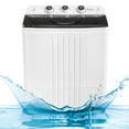 UbesGoo Twin Tub Washing Machine 20lbs Total Capacity, Semi-Automatic ...